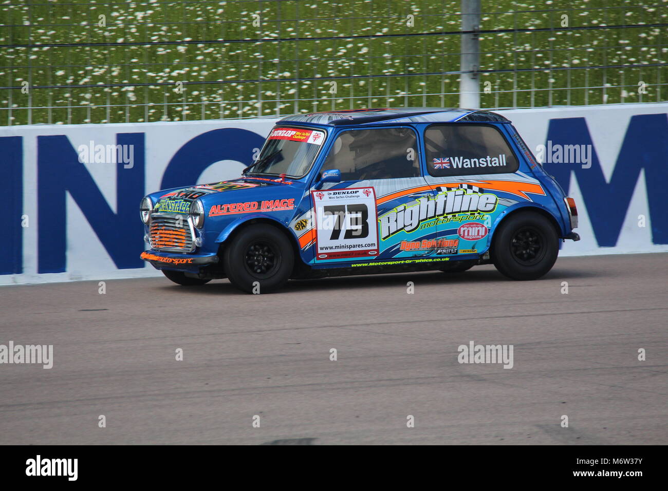 Mini 7 Racing At Rockingham Motor Speedway Circuit May 2015 Stock Photo ...