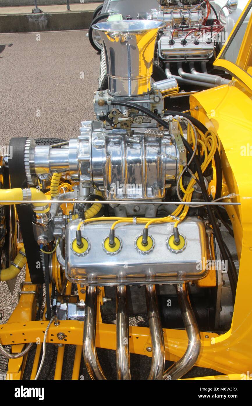 Hot Rods at Rockingham Stock Photo - Alamy