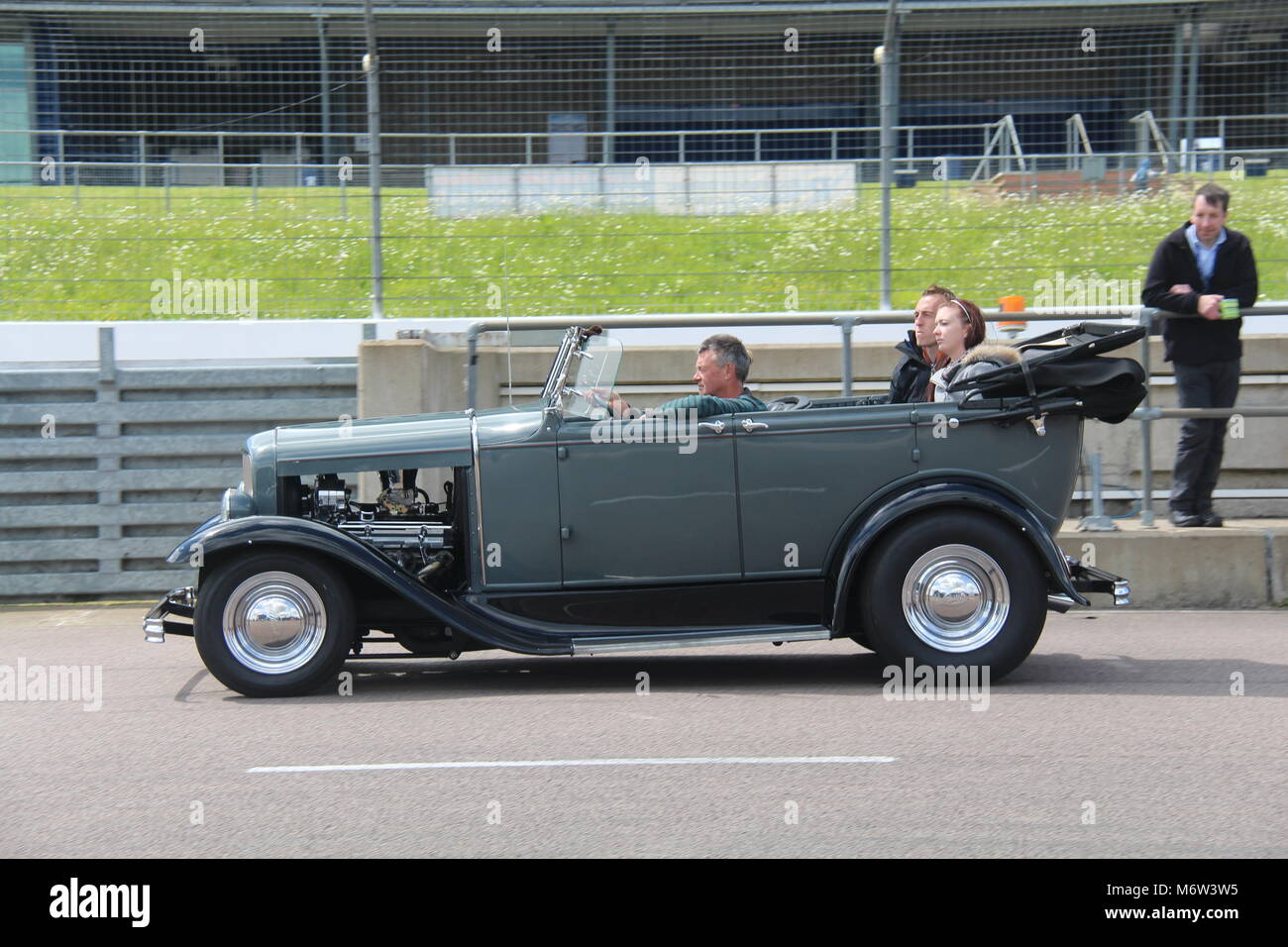 Hot Rods at Rockingham Stock Photo - Alamy