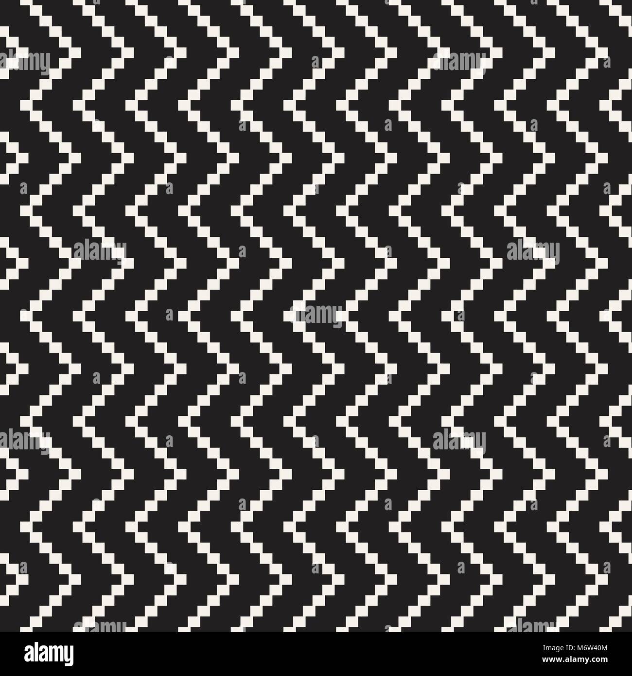 Seamless zig zag geometric pattern. Classic chevron lines tiling Stock ...