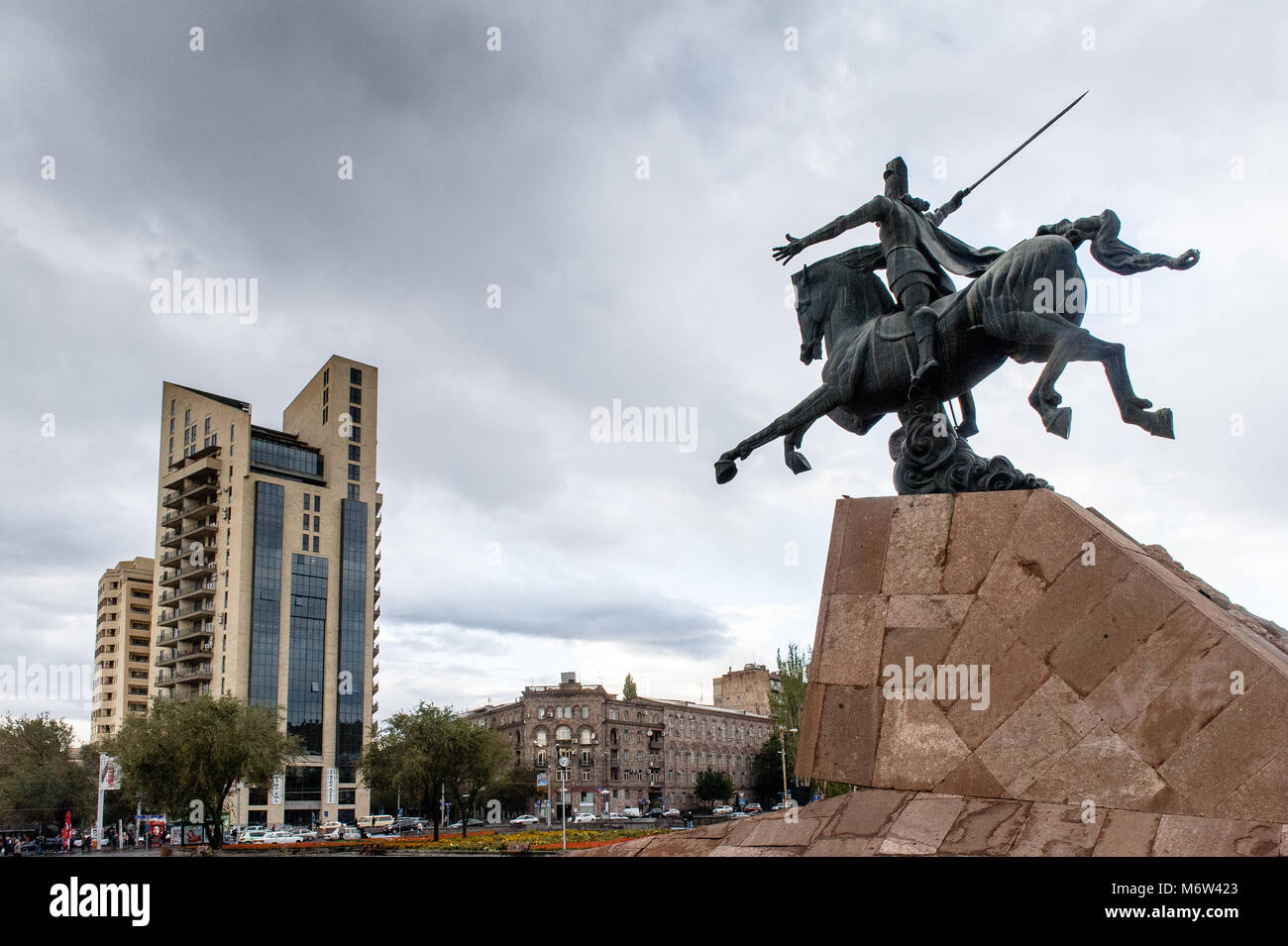 Armenian military leader Vardan Mamikonian's statue.He is best known ...