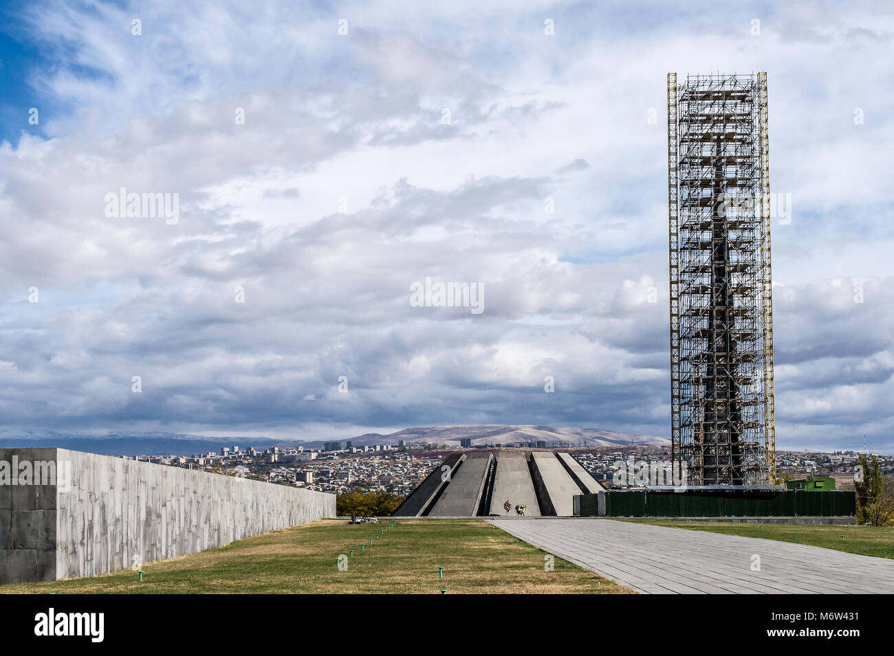 The armenian genocide memorial complex hi-res stock photography and ...
