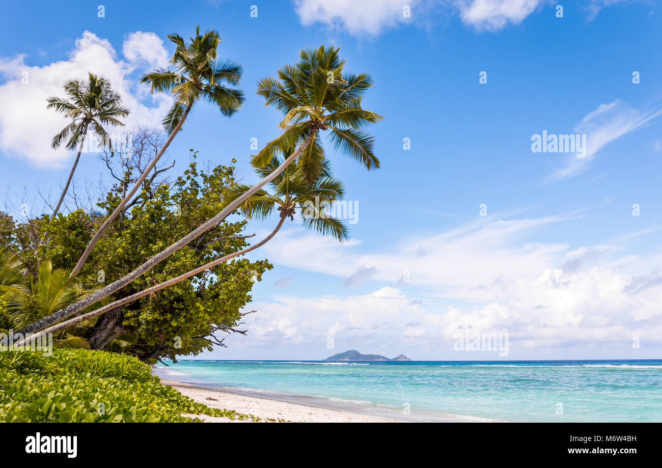 Marvelous tropical beach on Silhouette island, Seychelles Stock Photo ...