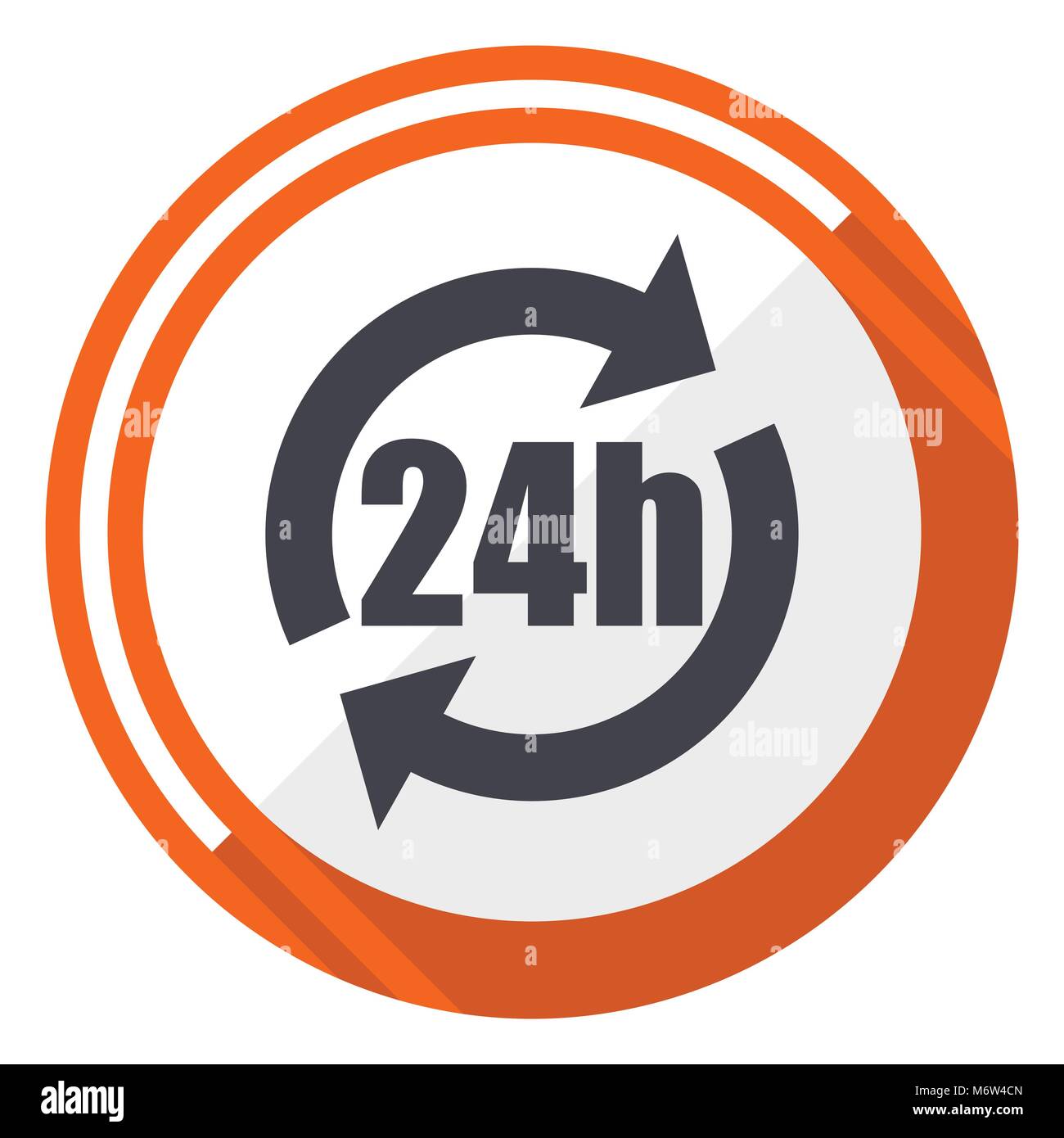24h vector icon Stock Vector Image & Art - Alamy