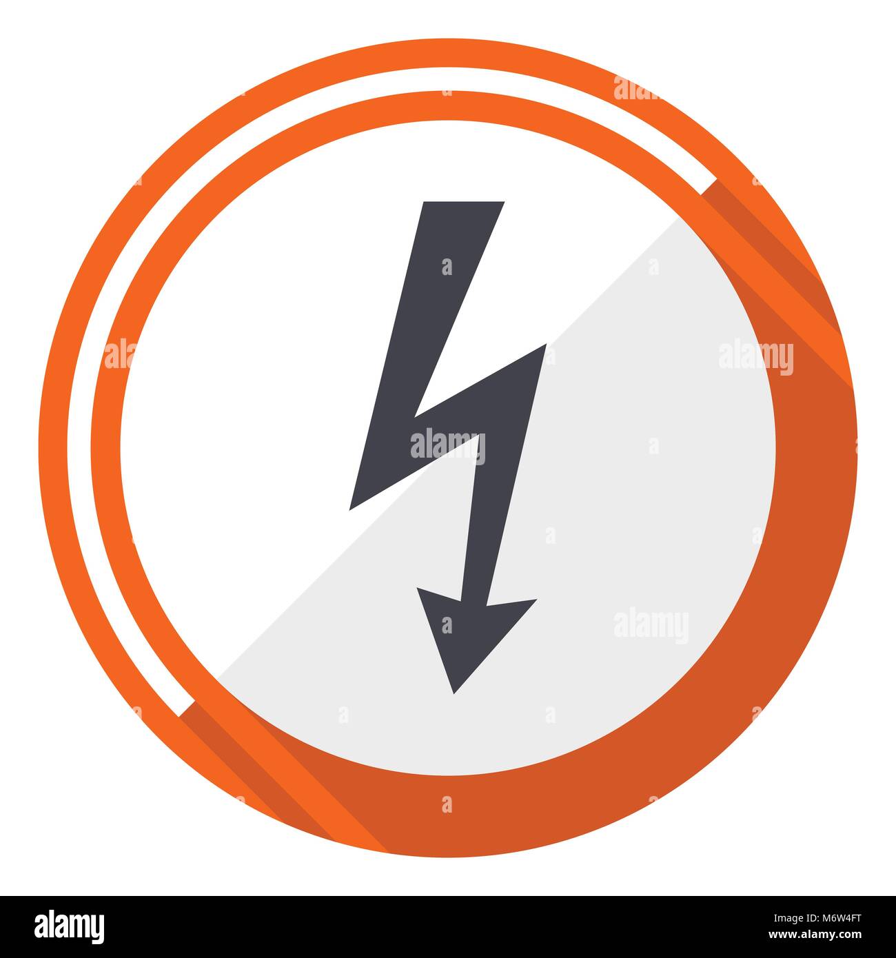 Bolt vector icon Stock Vector Image & Art - Alamy