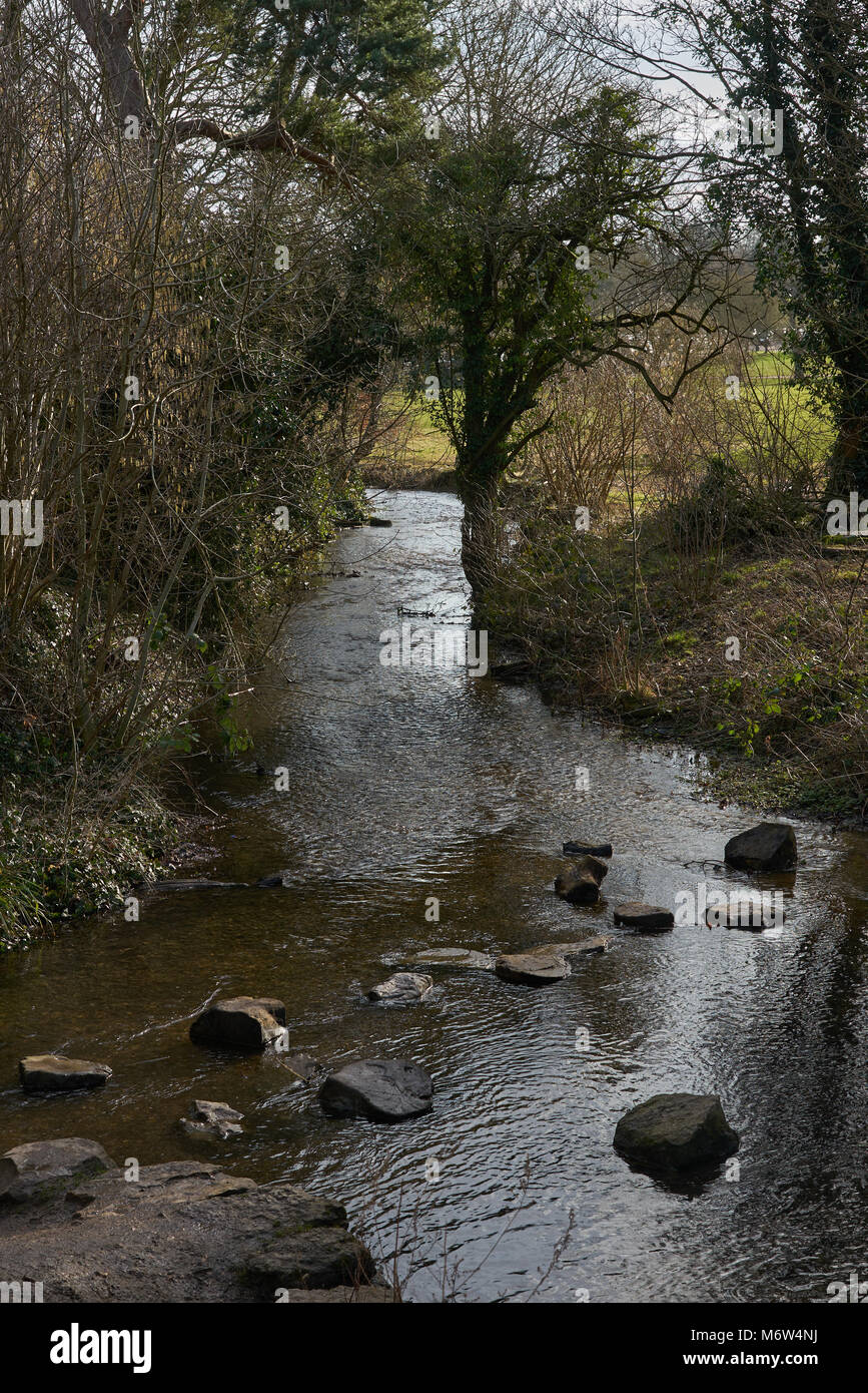the river ver in st albans Stock Photo - Alamy