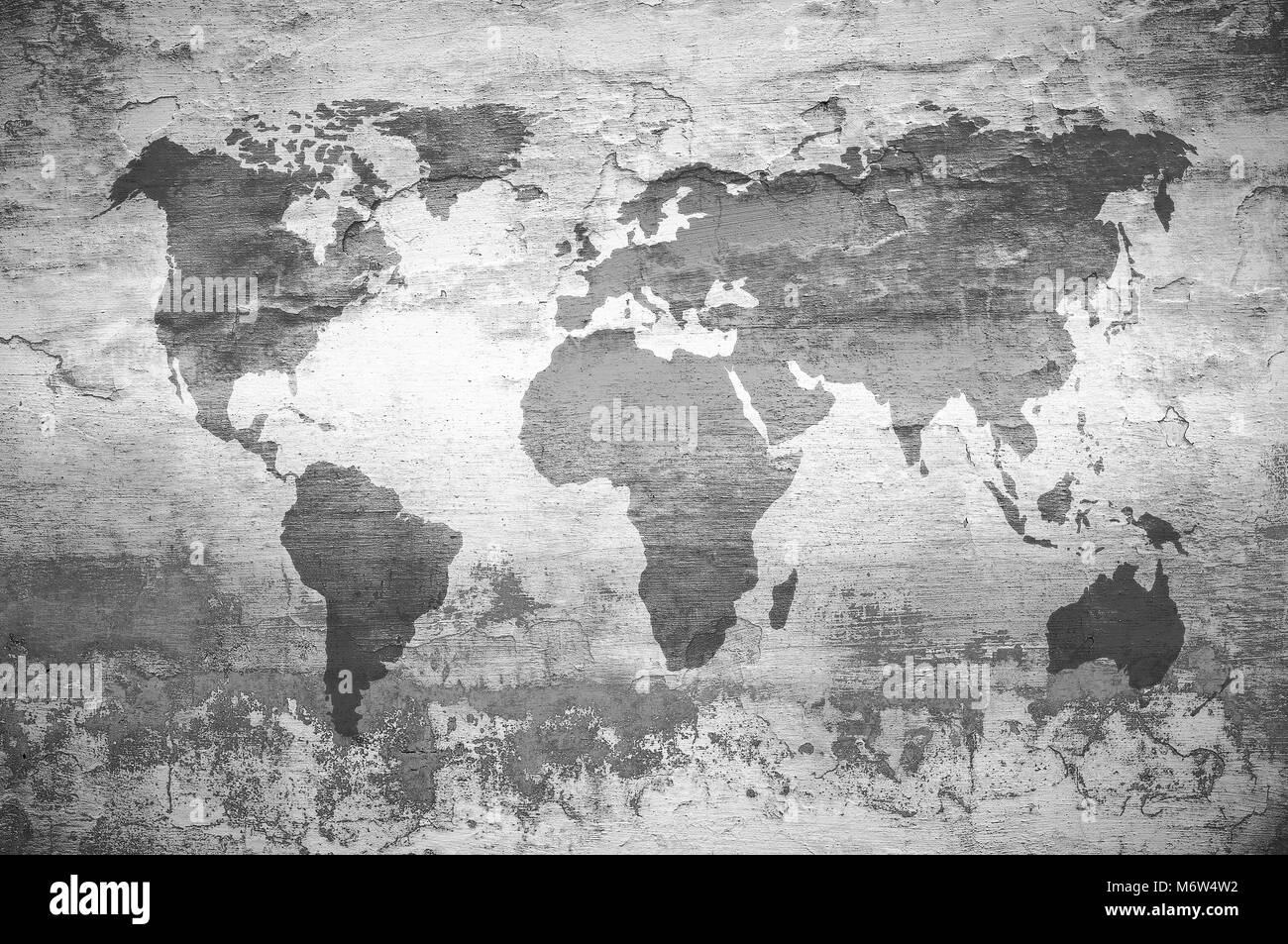 Grunge map hi-res stock photography and images - Alamy