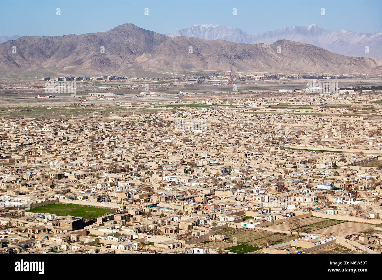 Aerial photo of Kabul Afghanistan of the city center and surroundings ...