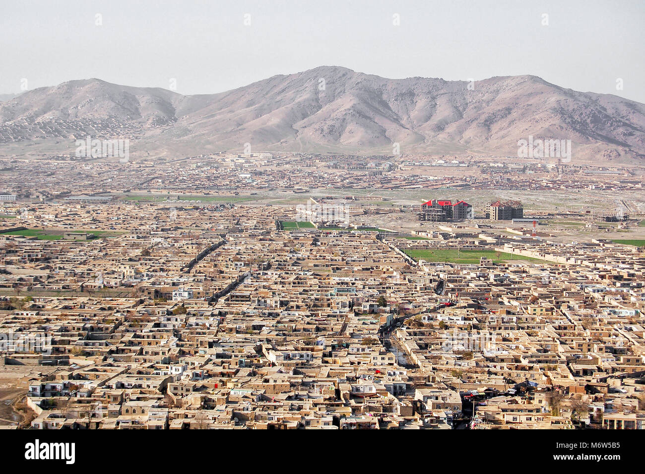 Aerial photo of Kabul Afghanistan of the city center and surroundings ...