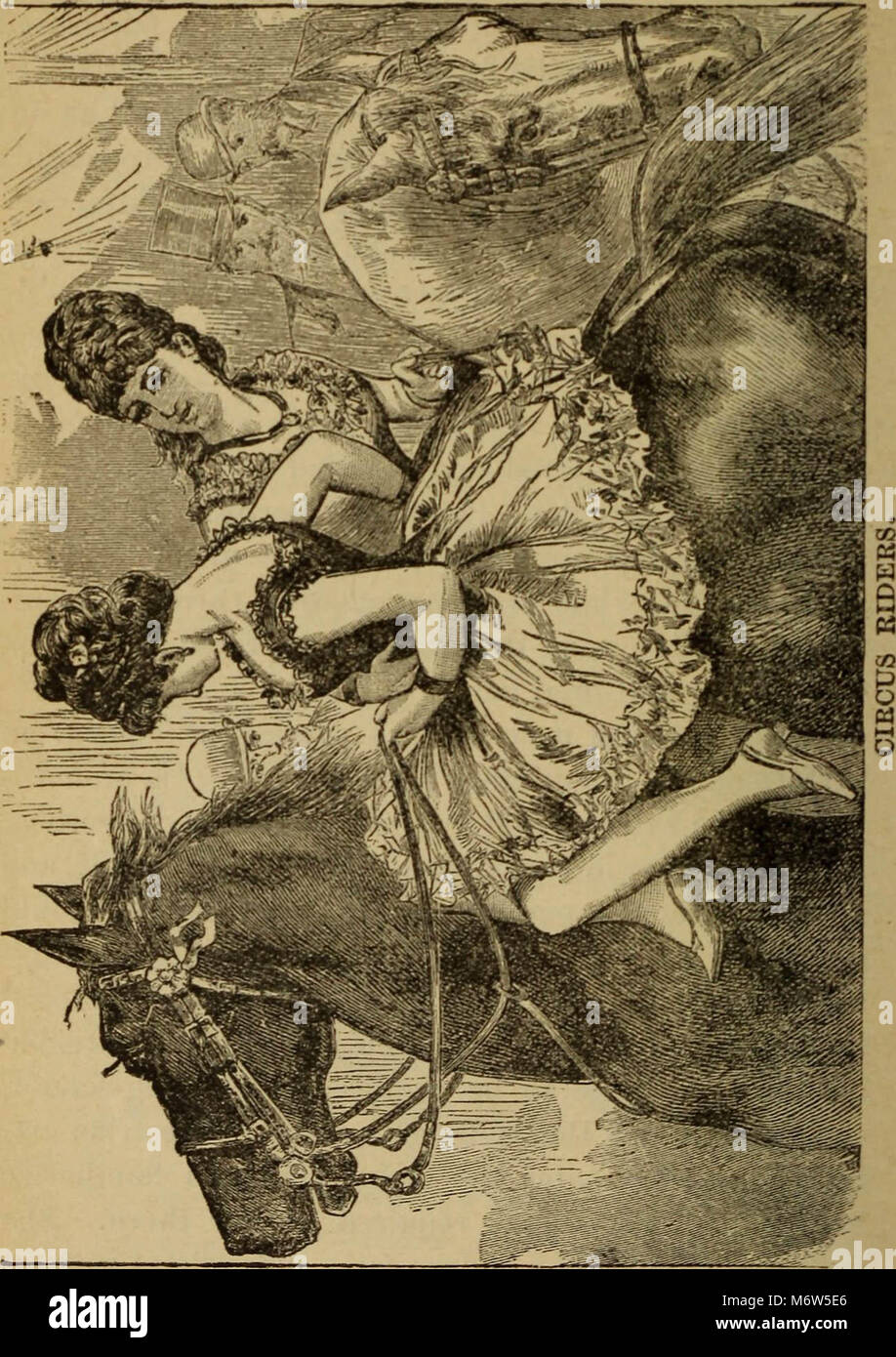 "Theatrical and circus life;" (1893 Stock Photo - Alamy