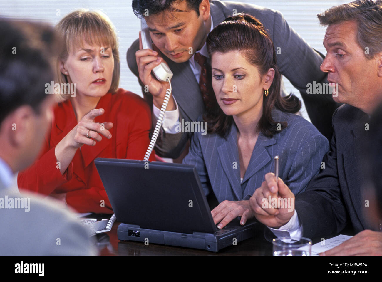 1997 1997 HISTORICAL GROUP OF MULTI ETHNIC BUSINESS PEOPLE SITTING ...