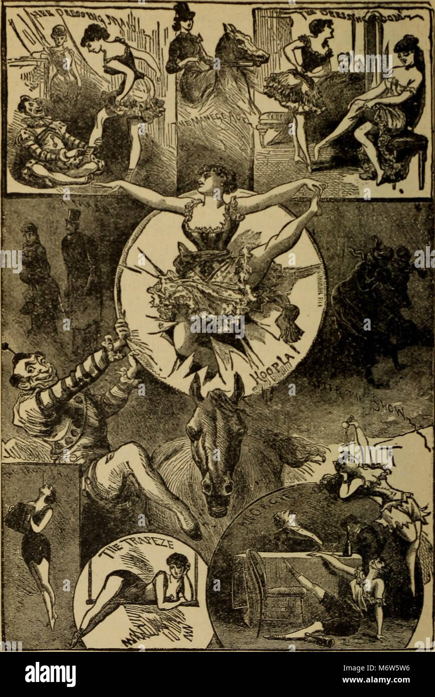 "Theatrical and circus life;" (1893 Stock Photo - Alamy
