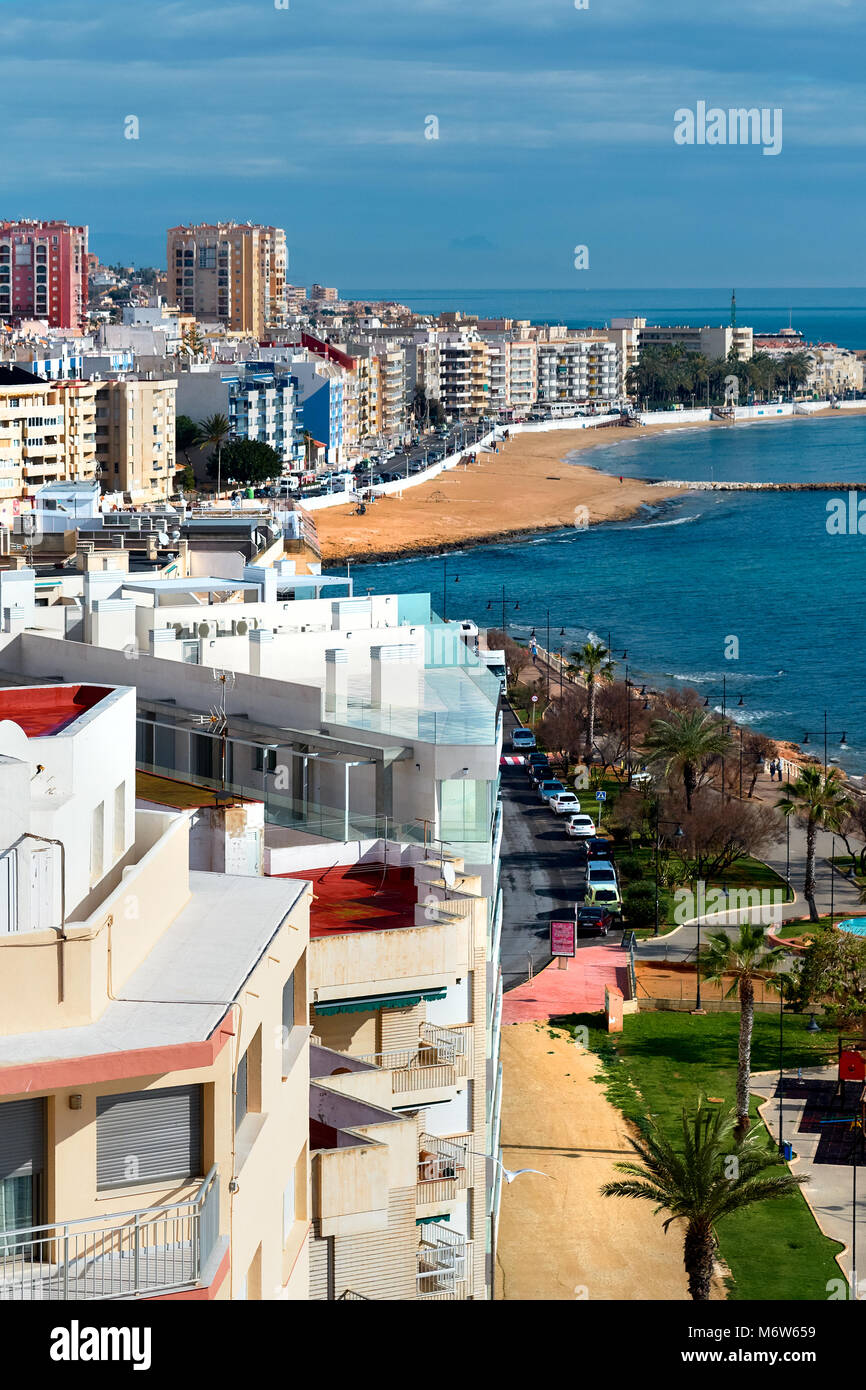 Seaside of Torrevieja city. Costa Blanca. Spain Stock Photo - Alamy
