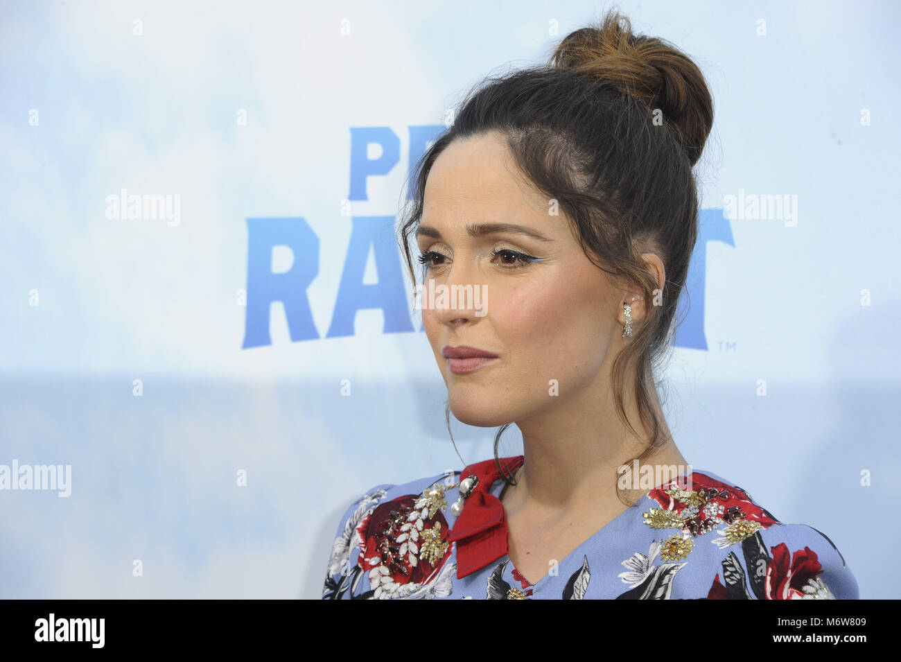 'Peter Rabbit' premieres at The Grove Featuring: Rose Byrne Where: Los ...
