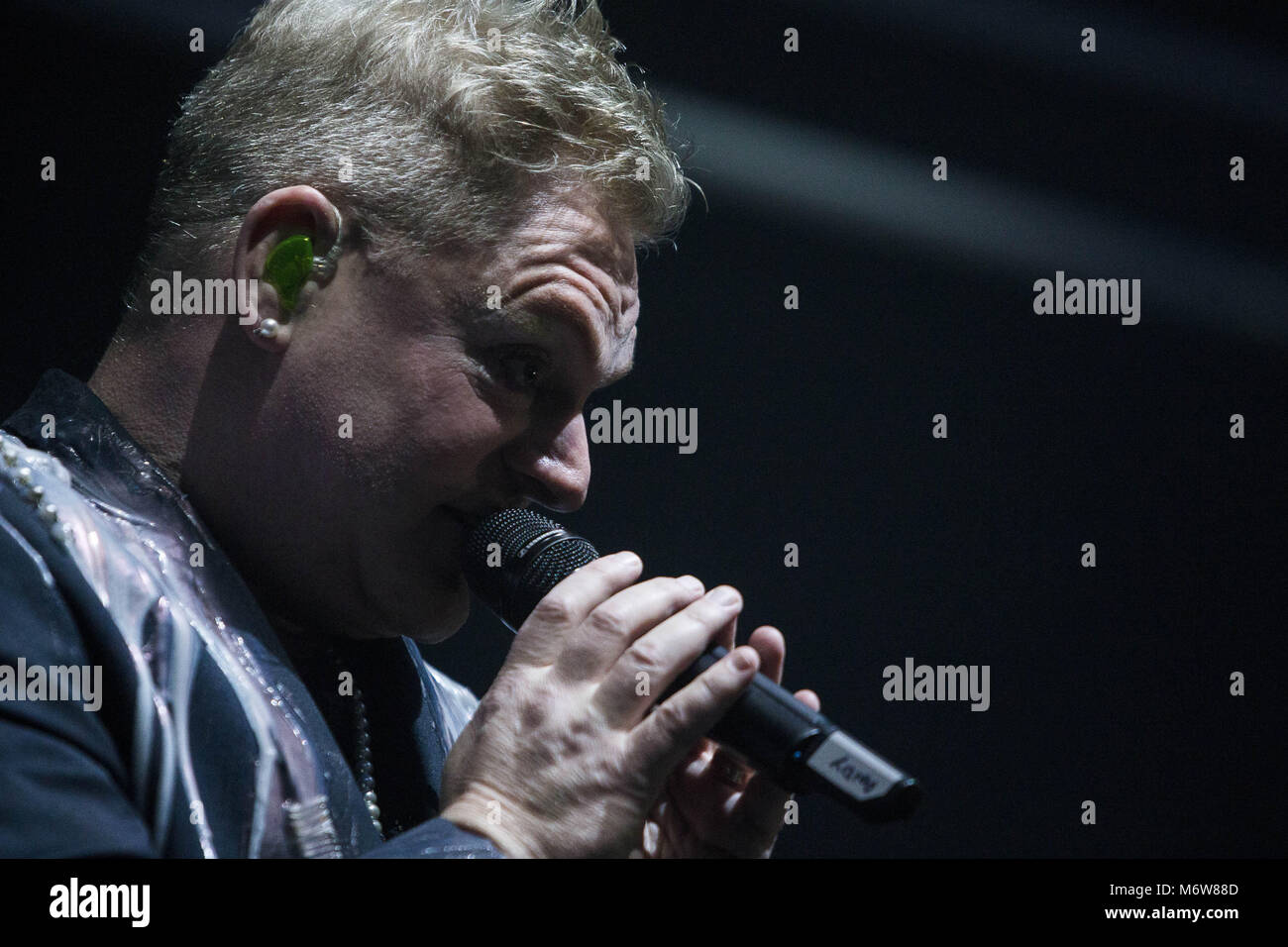 Erasure perform live at the Usher Hall in Edinburgh, Scotland in front ...
