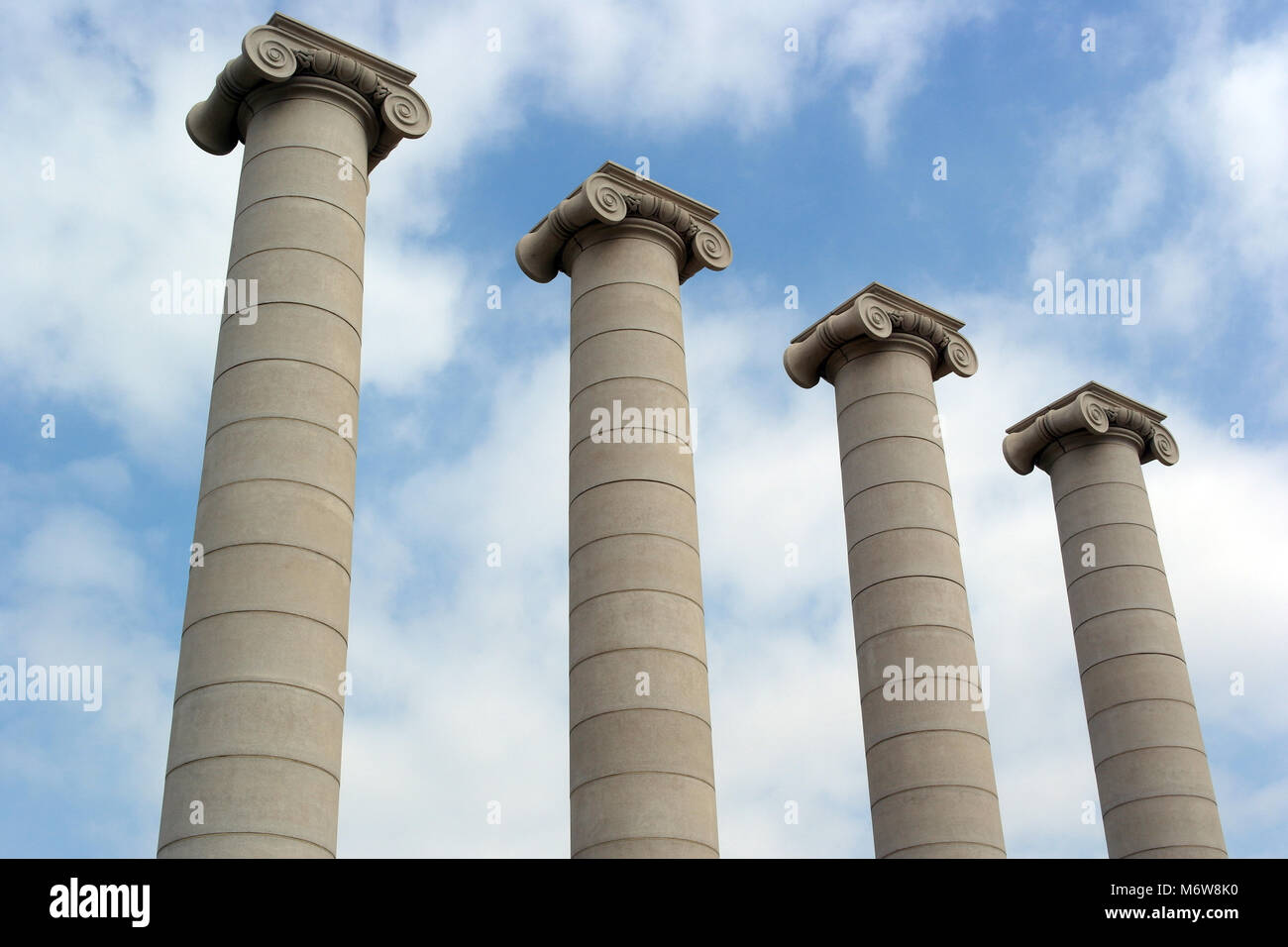 Columns, Barcelona, Spain Stock Photo - Alamy