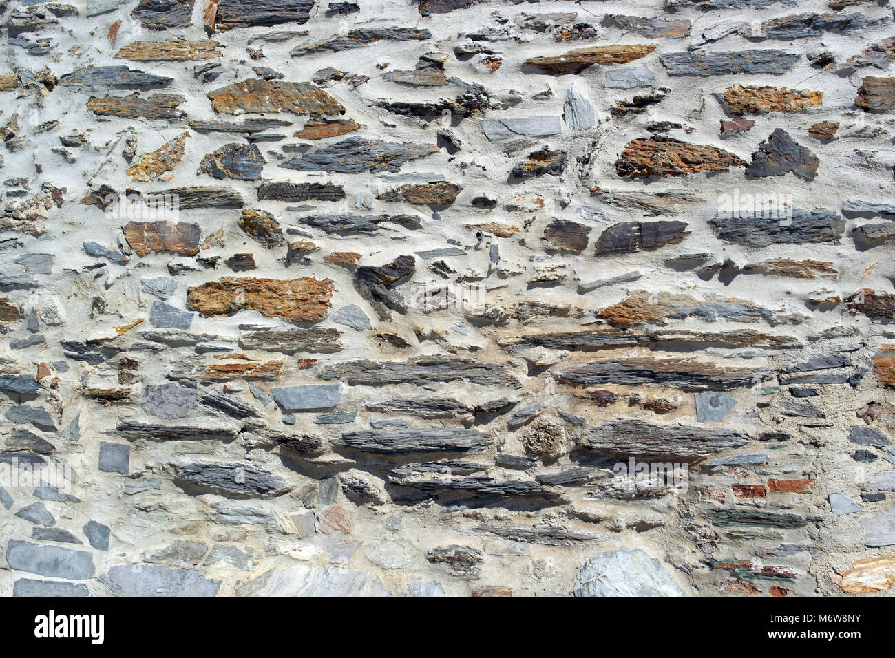 Schist stone wall hi-res stock photography and images - Alamy