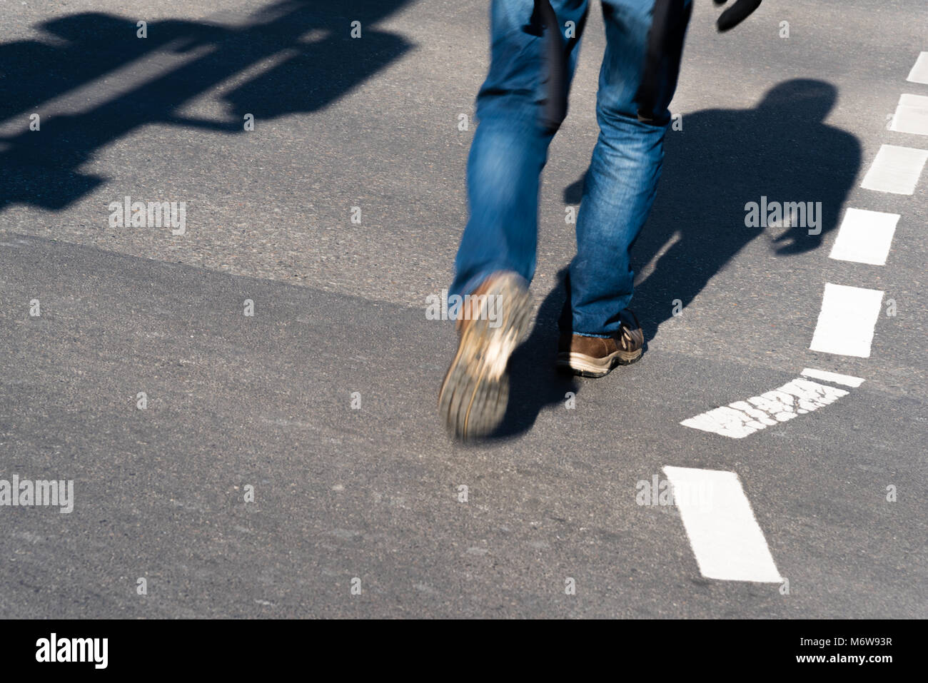 Steps to the shadow Stock Photo - Alamy