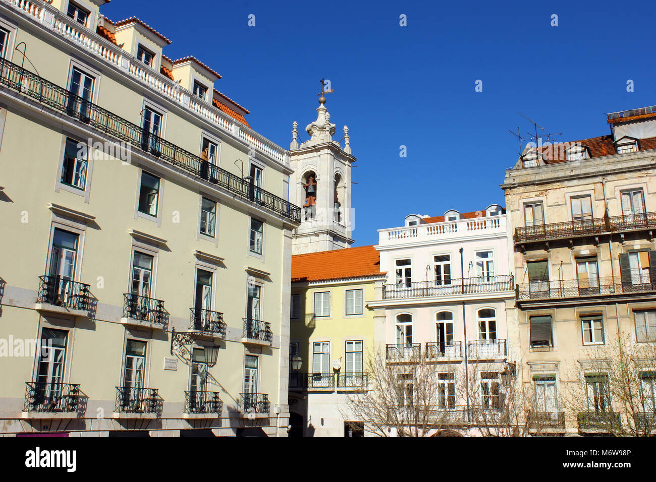 Old building, Lisbon, Portugal Stock Photo - Alamy