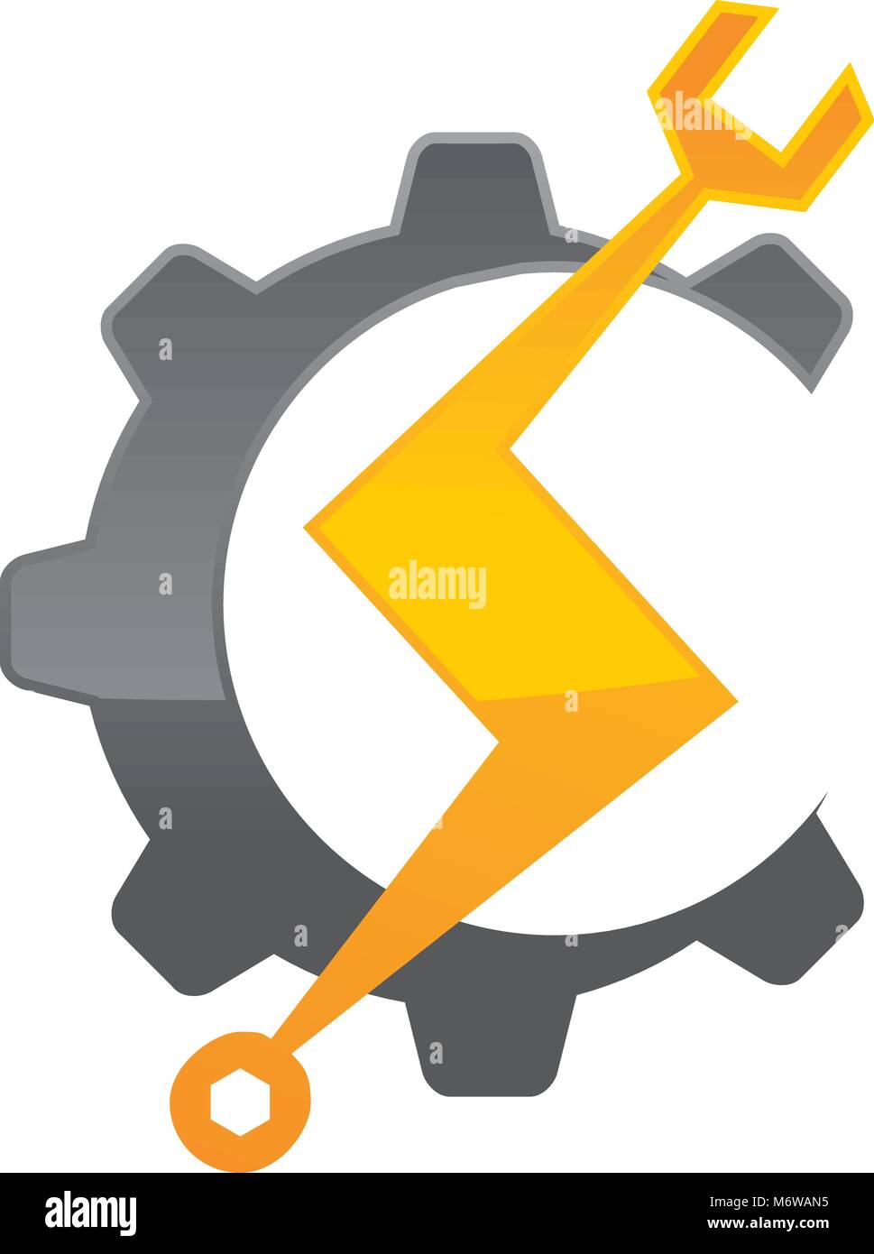 Flash factory thunder gear Stock Vector Images - Alamy