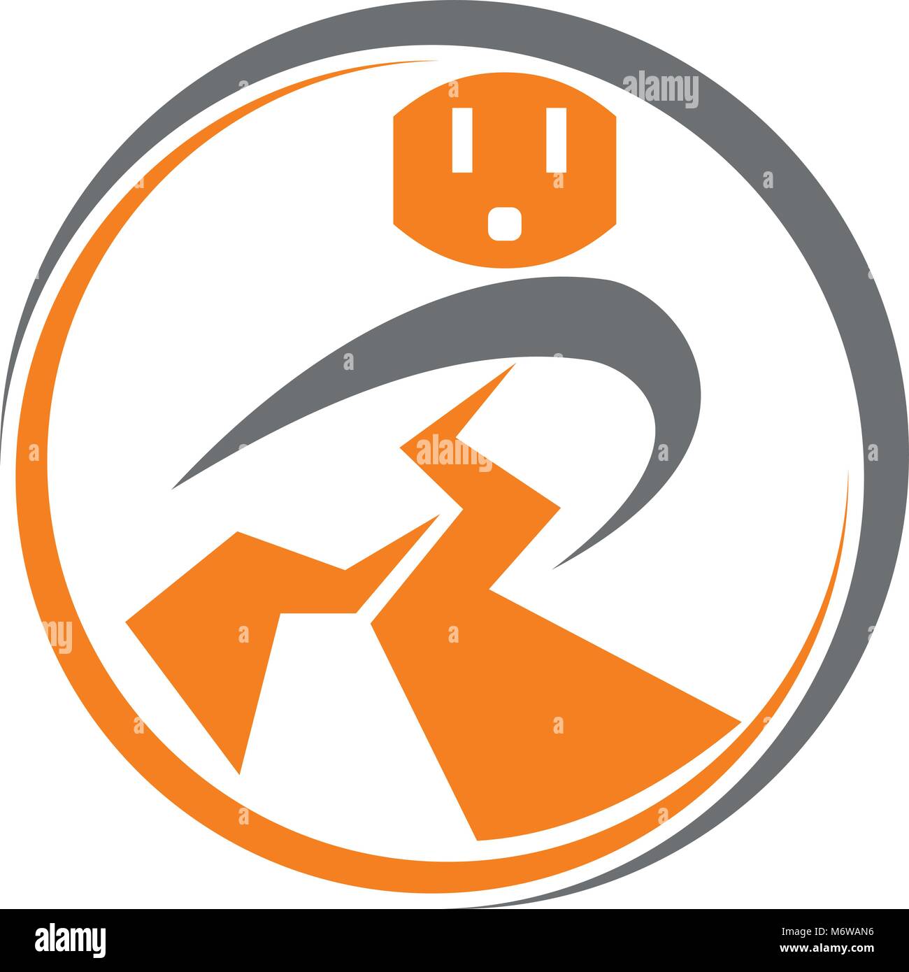 Electric Repair Logo Design Template Vector Stock Vector Image & Art ...