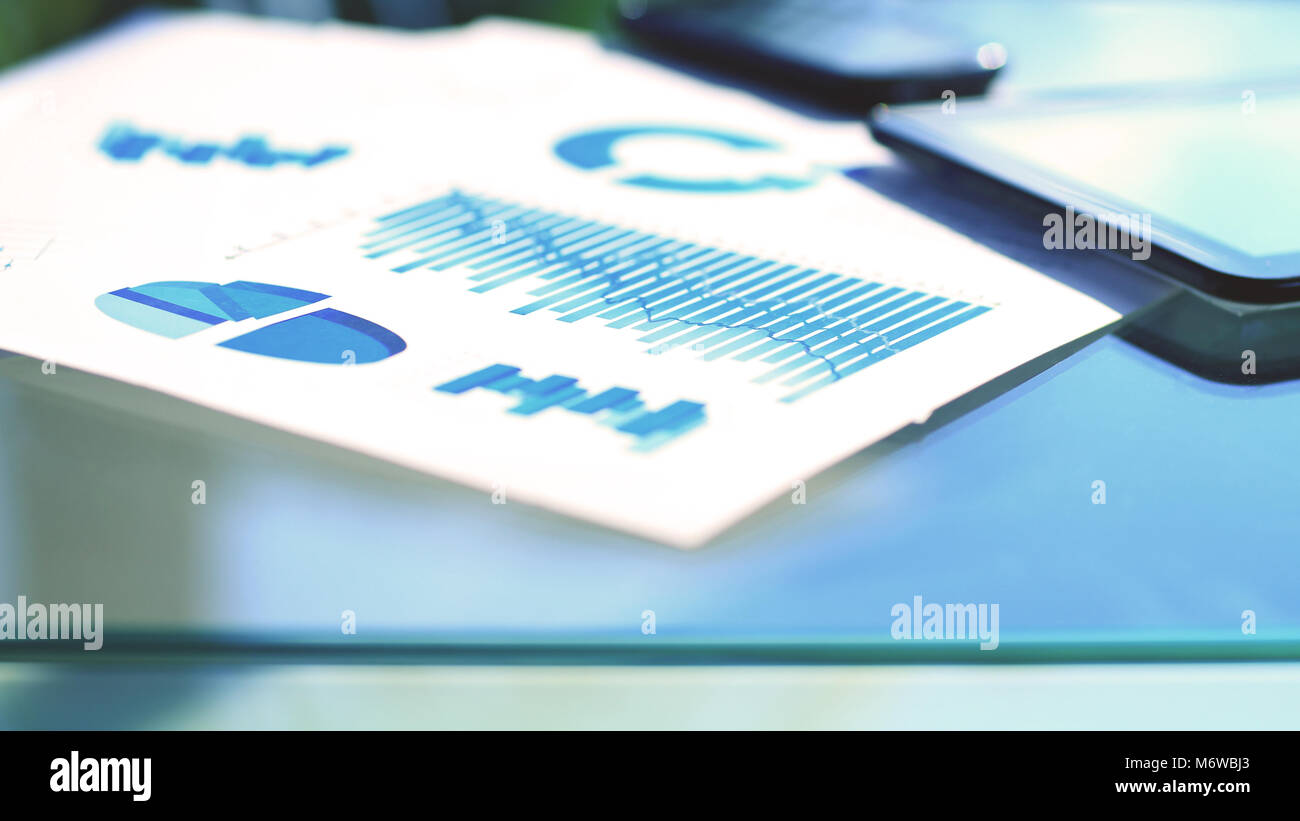 financial and business color charts Stock Photo - Alamy