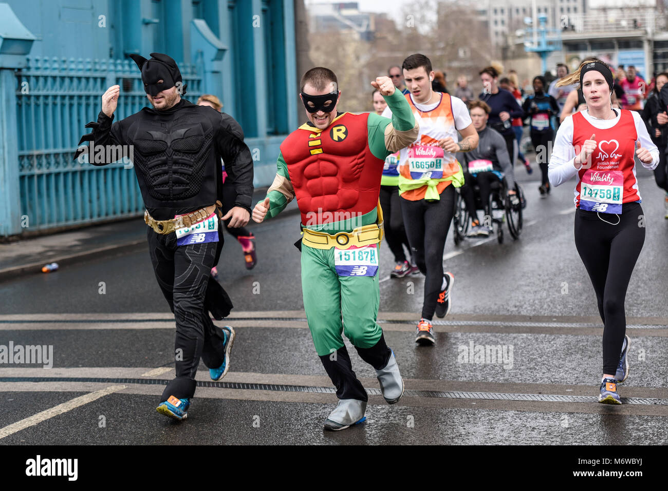 Batman robin running runners hi-res stock photography and images - Alamy