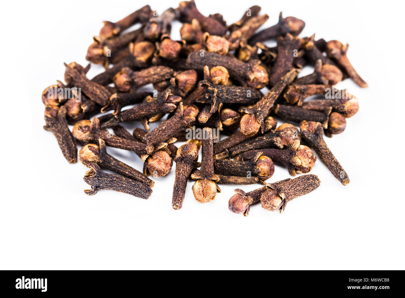 clove spices isolated on white background, close-up Stock Photo - Alamy