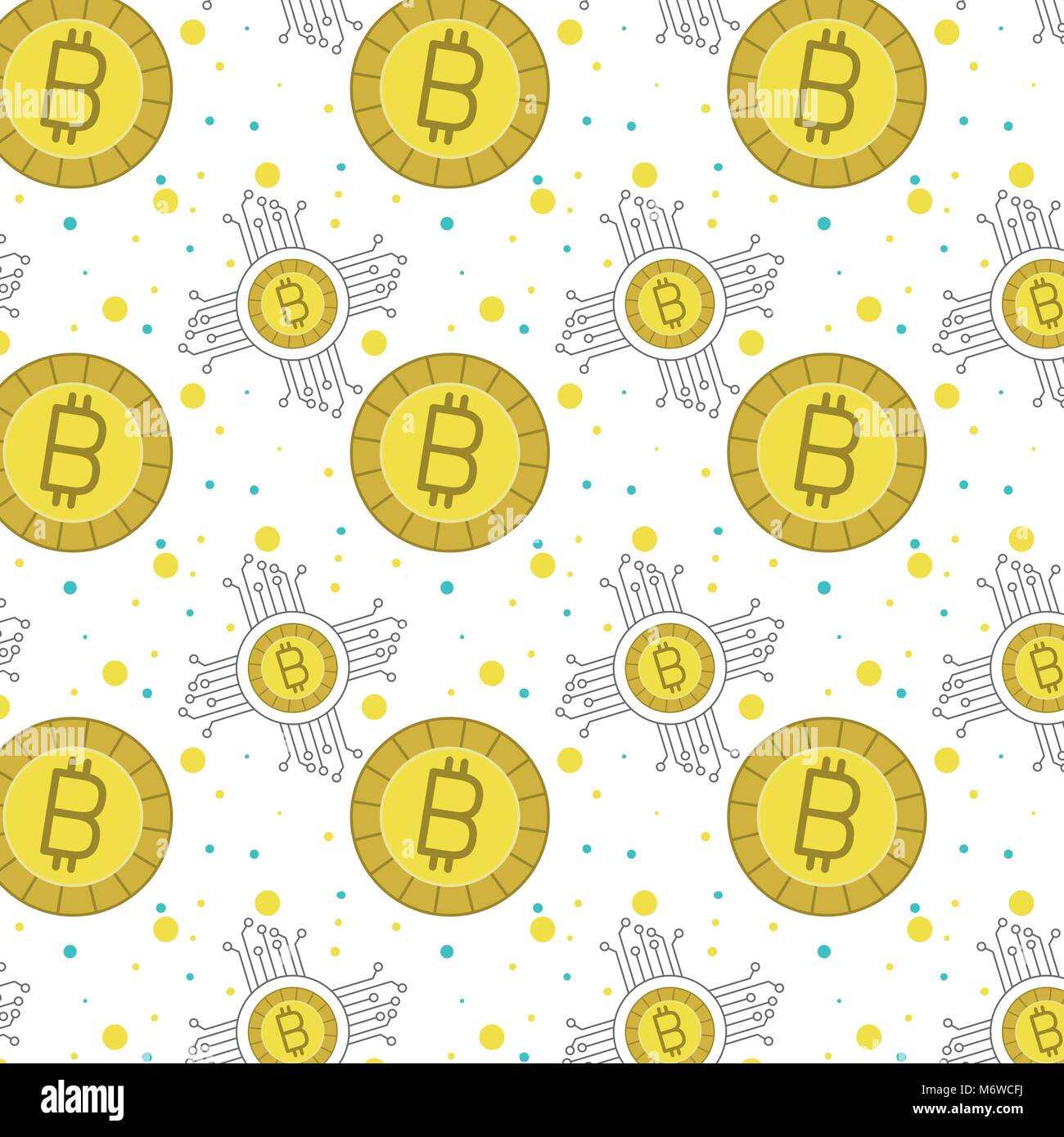 bitcoin money pattern background Stock Vector Image & Art - Alamy