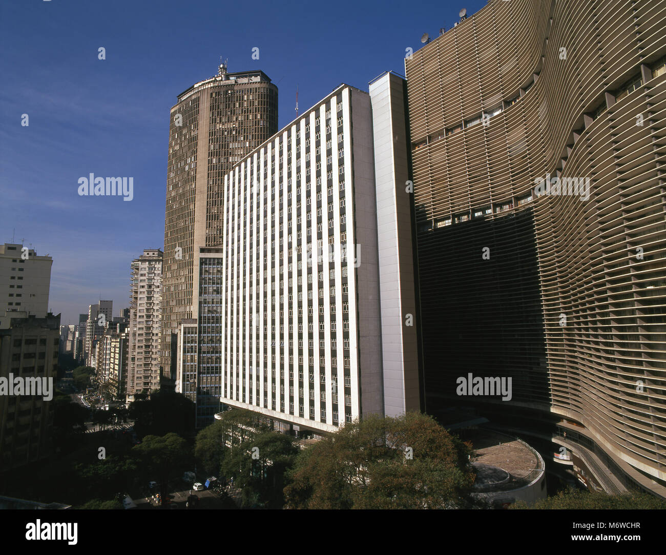 Building Italy, Copan Building, Downtown, Sao Paulo, Brazil Stock Photo ...