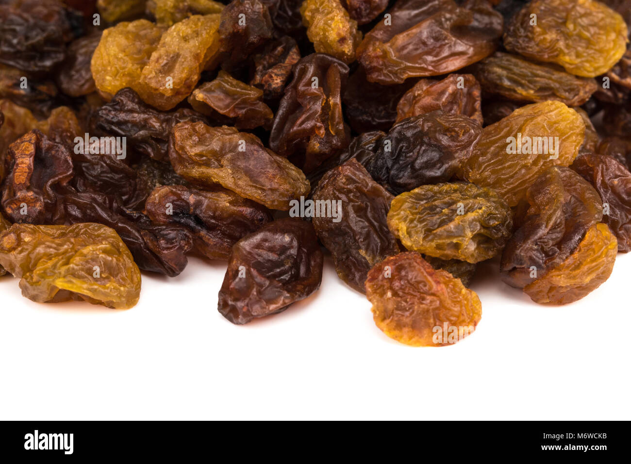 Dried raisins isolated on white background. With clipping path Stock ...