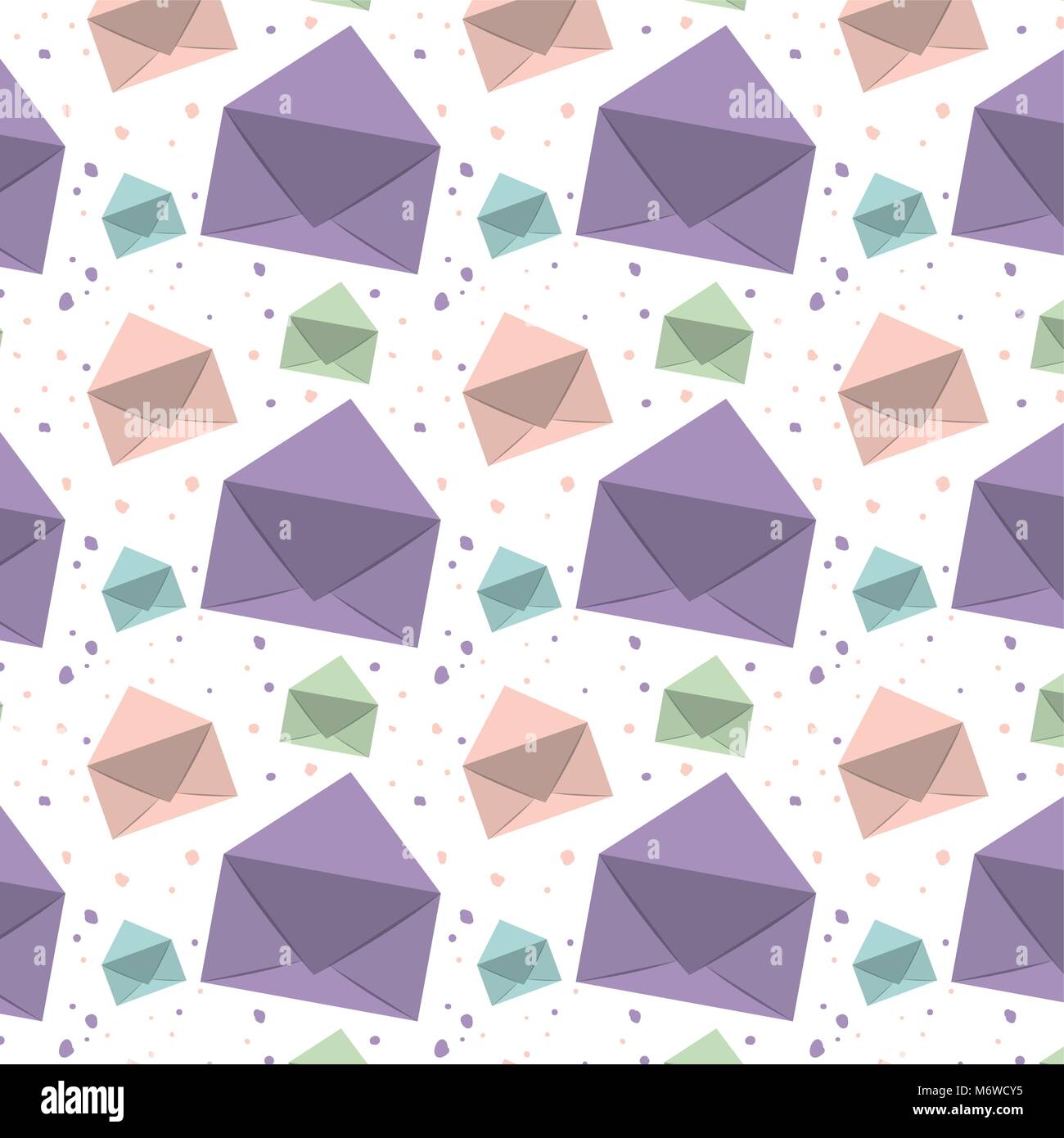 envelope mail pattern background Stock Vector Image & Art - Alamy