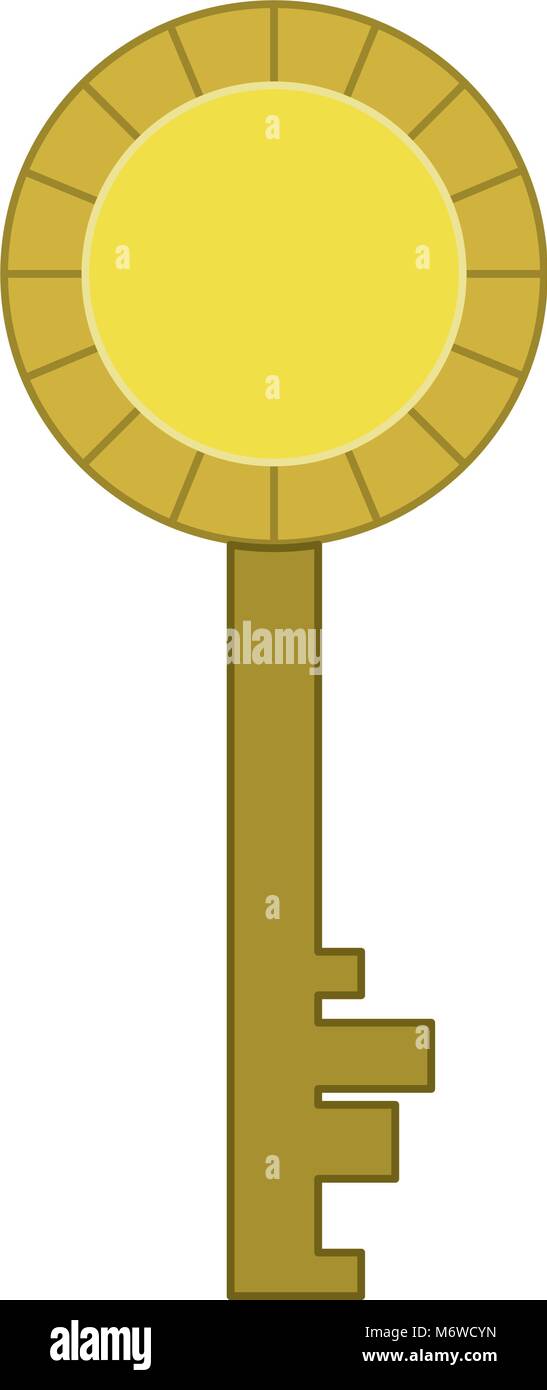 coin with key icon Stock Vector Image & Art - Alamy