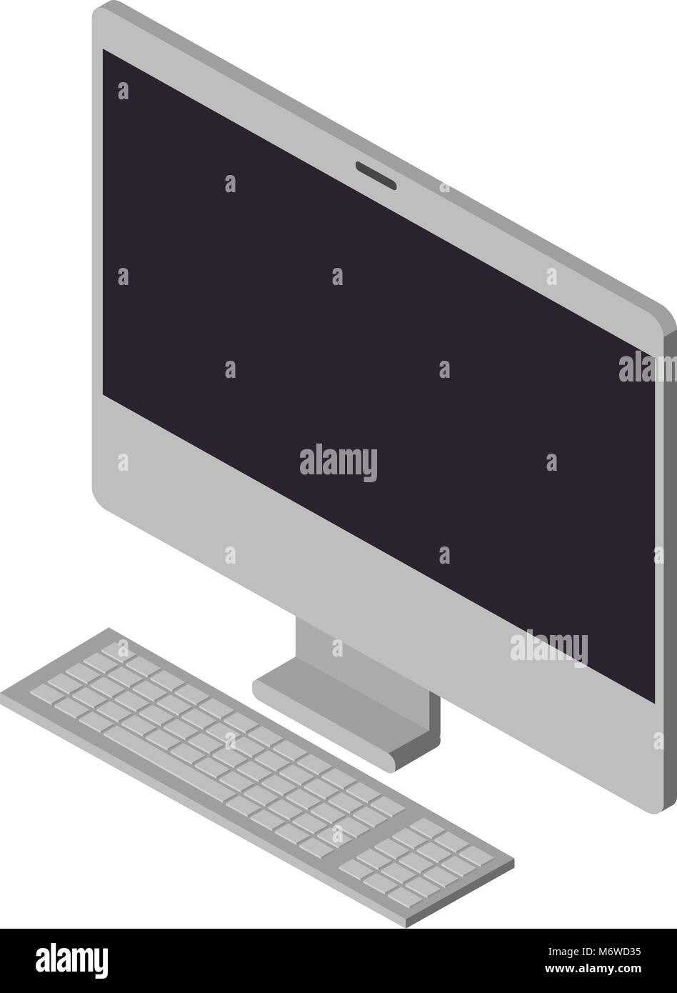 computer desktop isometric icon Stock Vector Image & Art - Alamy