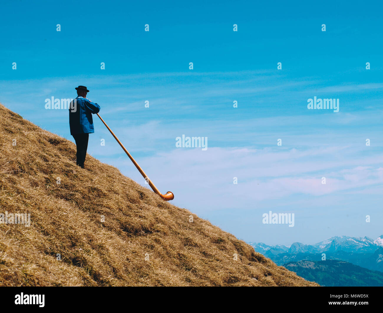 Alphorn hi-res stock photography and images - Alamy