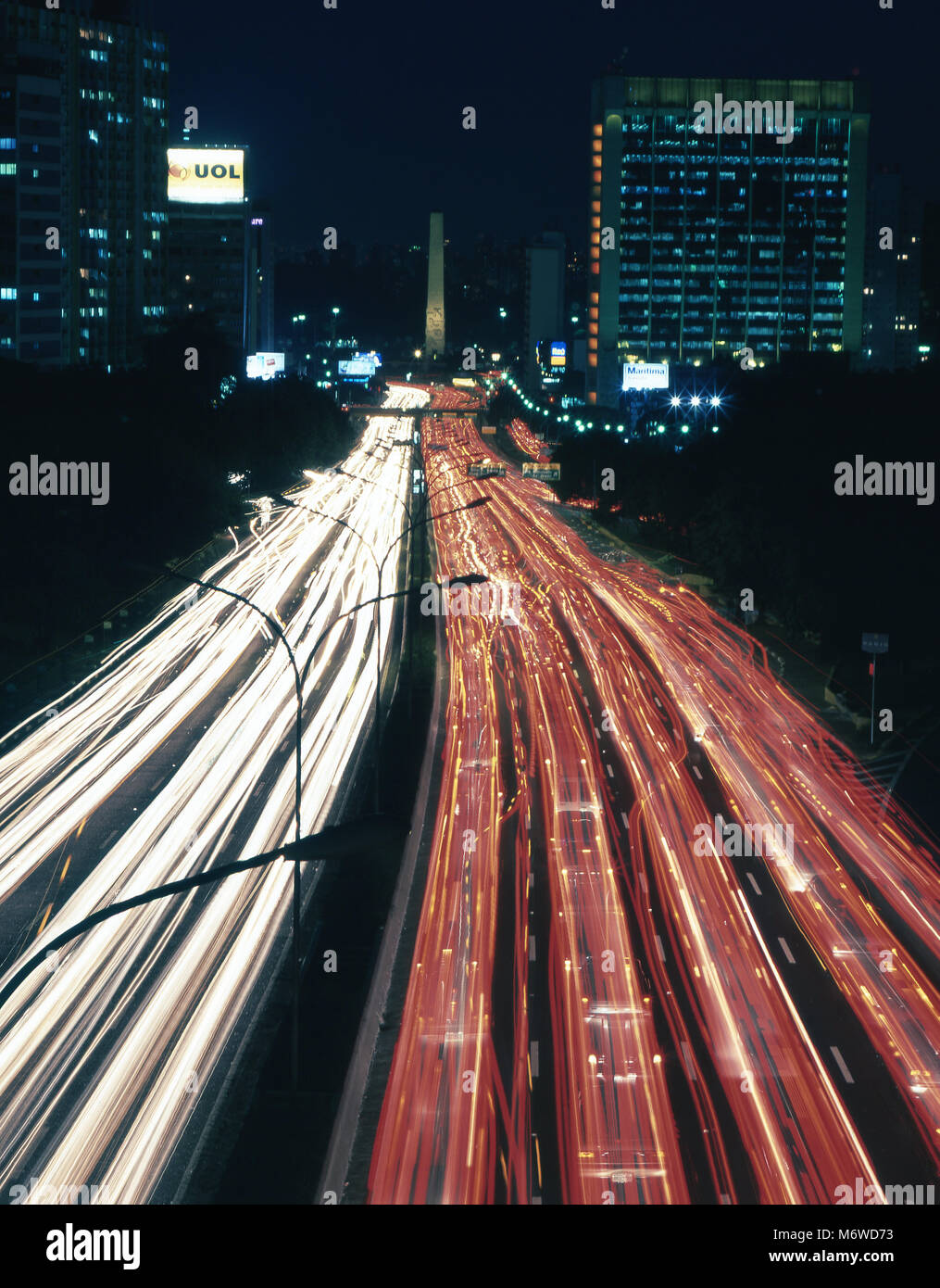 Obelisk, Ibm, 23rd May Avenue, Sao Paulo, Brazil Stock Photo - Alamy