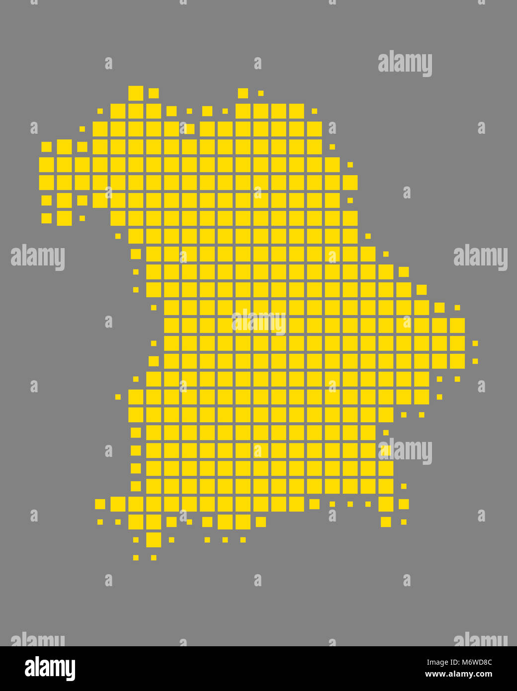 map of bavaria with cities