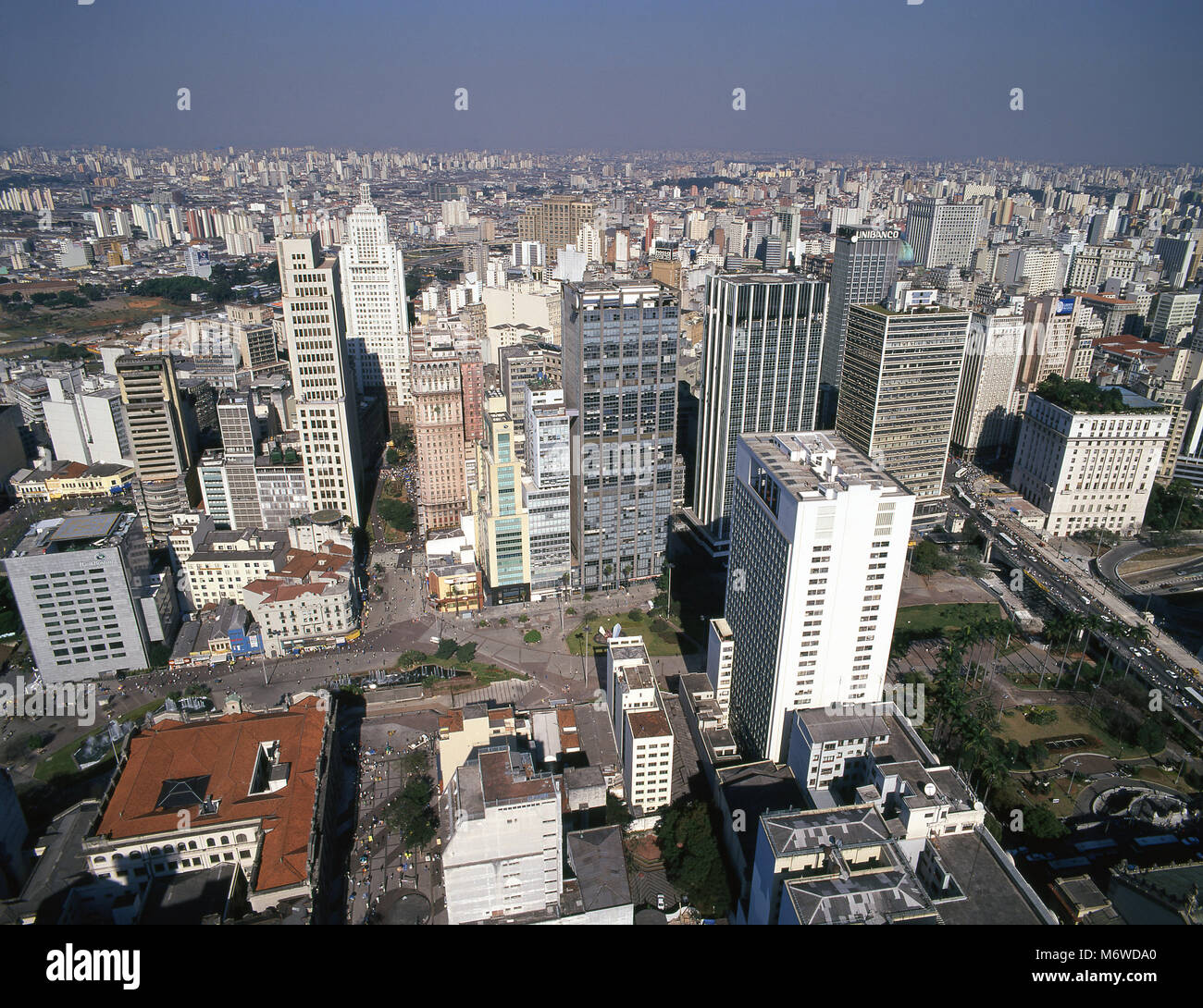 Vale do Anhangabau, Tea Viaduct, Bank of Brazil, Banespa, Boston ...
