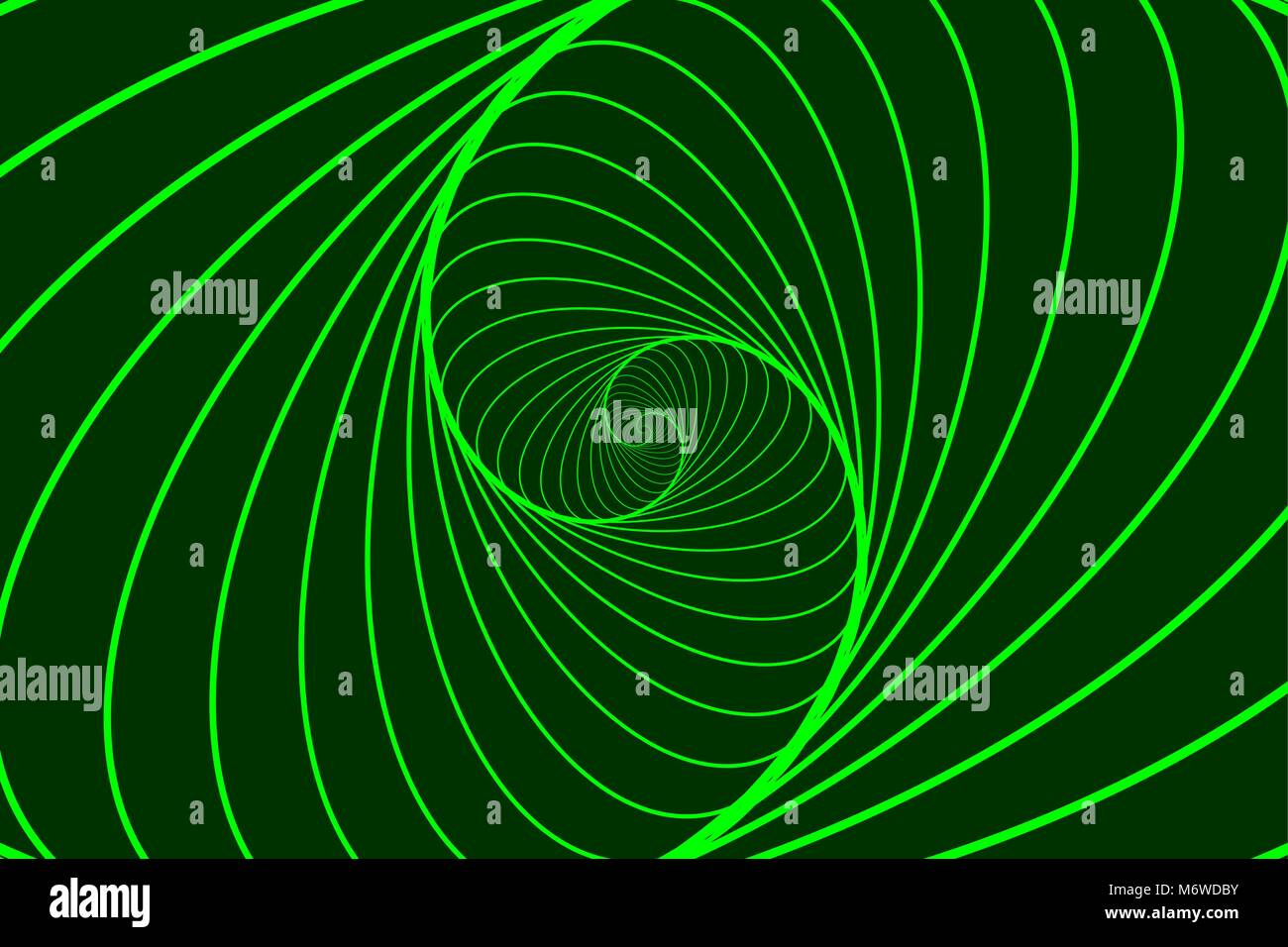Rotating concentric ellipse, Ellipse optical illusion pattern - green ...