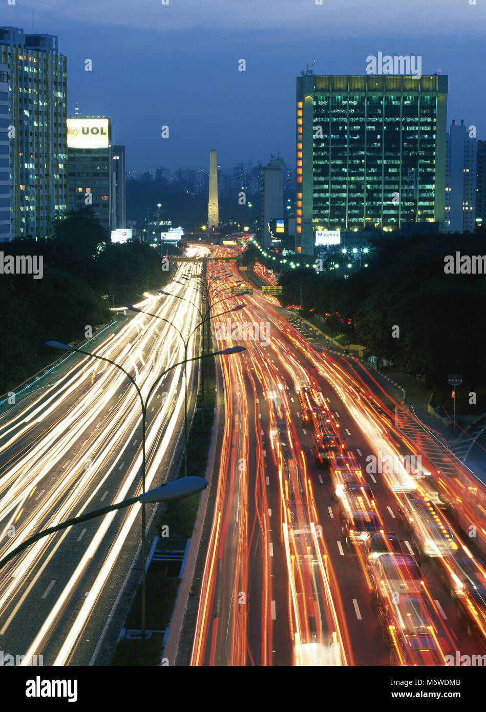 Obelisk, IBM, 23 May Avenue, Sao Paulo, Brazil Stock Photo - Alamy
