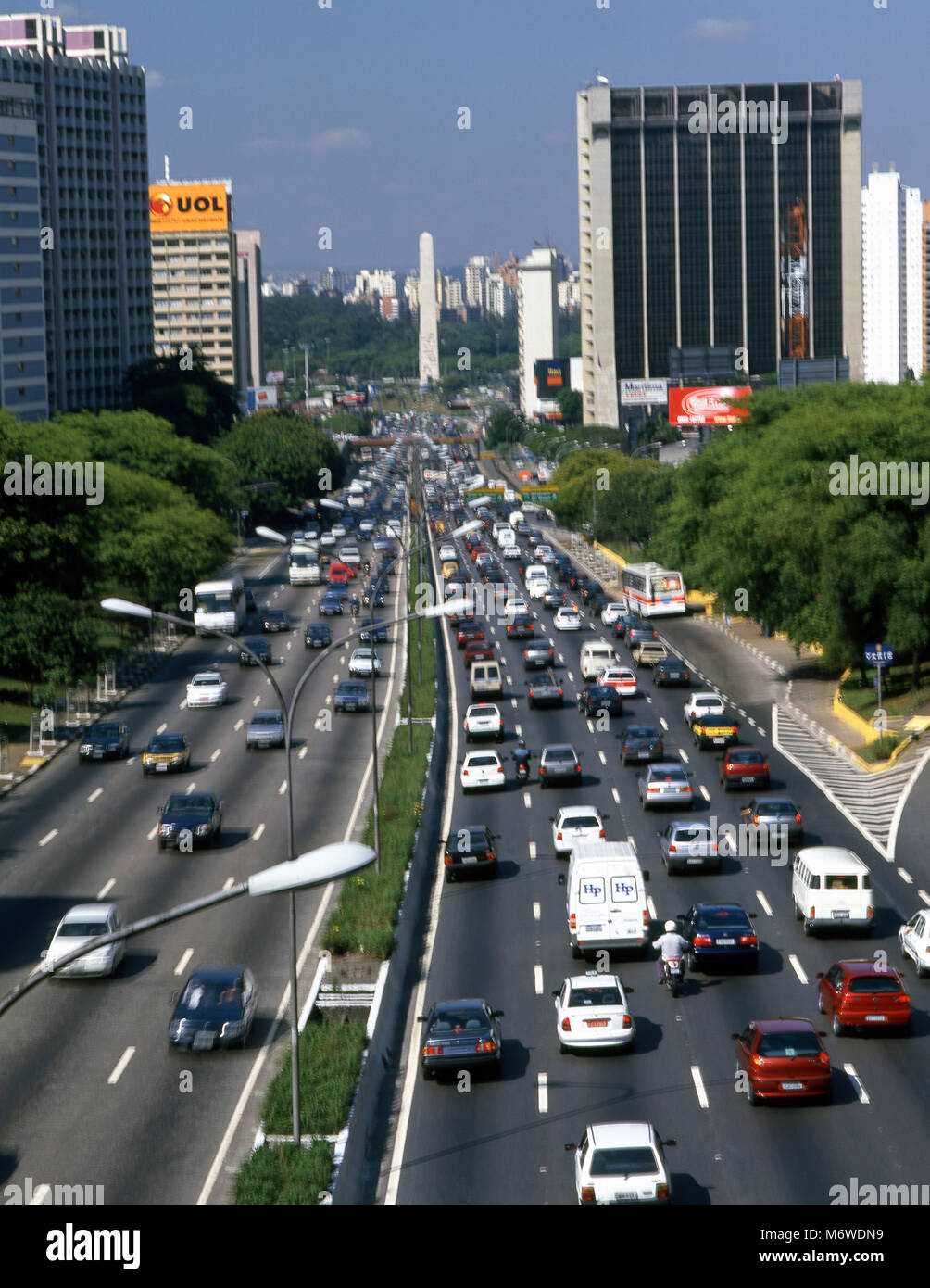 Obelisk, IBM, 23 May Avenue, Sao Paulo, Brazil Stock Photo - Alamy