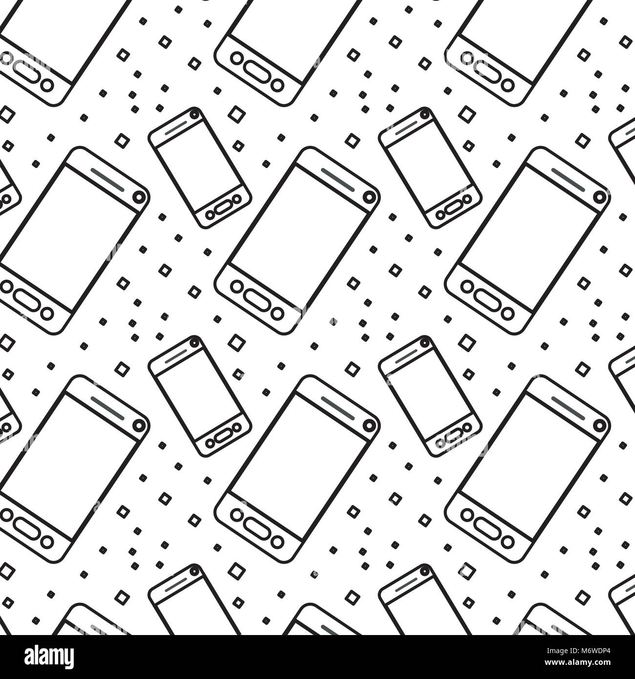 Wallpaper smartphone Black and White Stock Photos & Images - Alamy