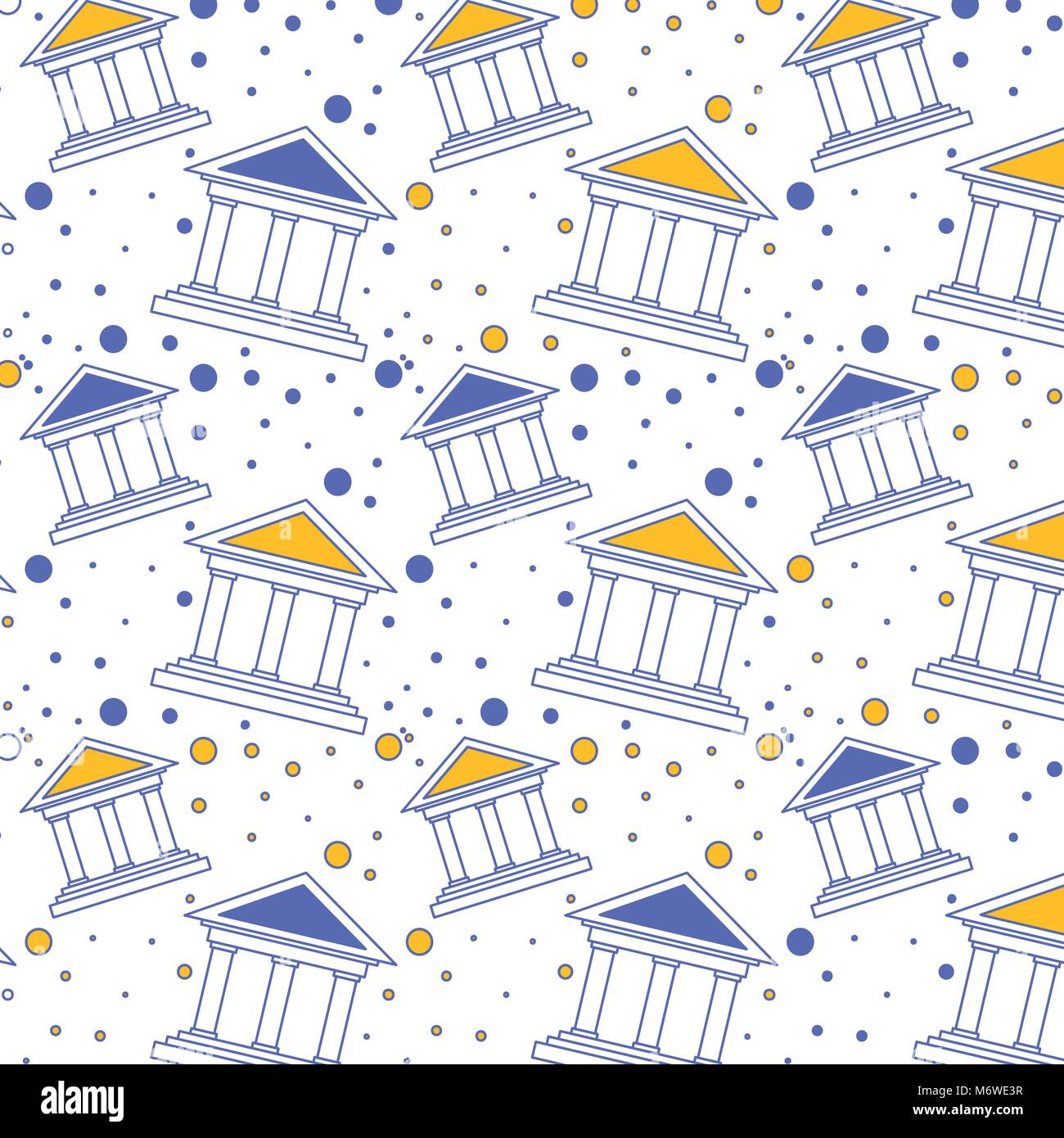 bank building pattern background Stock Vector Image & Art - Alamy