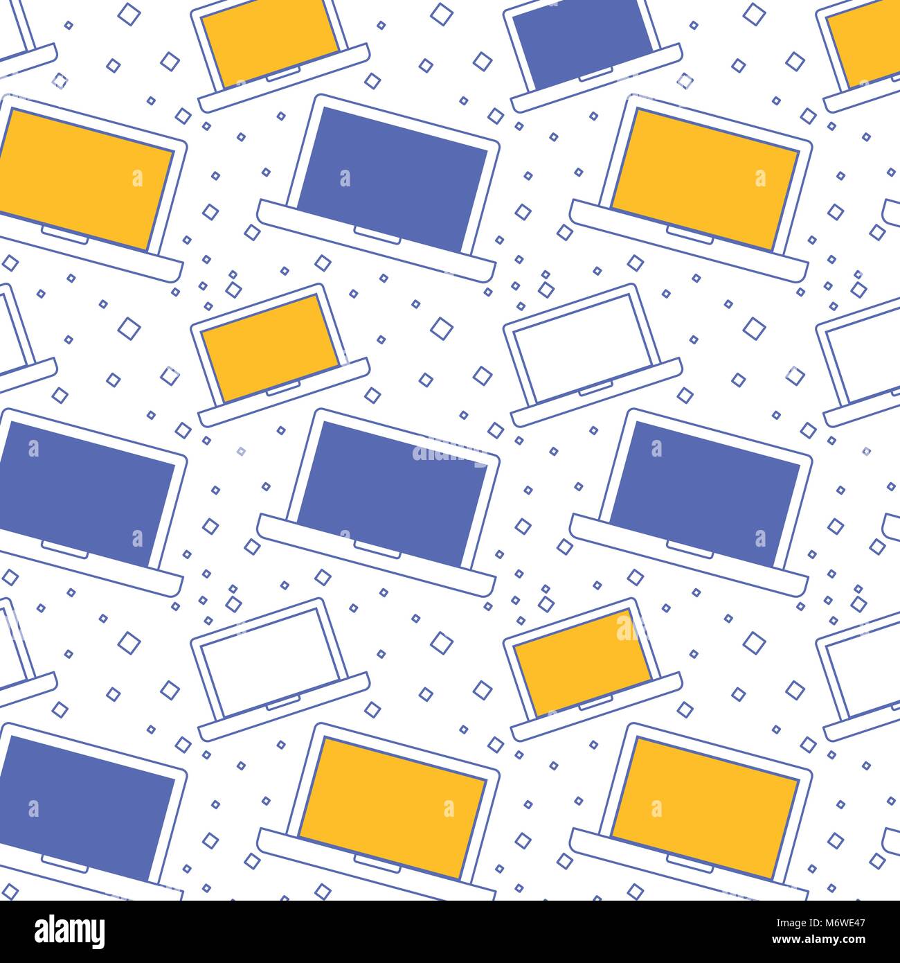 laptop computer pattern background Stock Vector Image & Art - Alamy