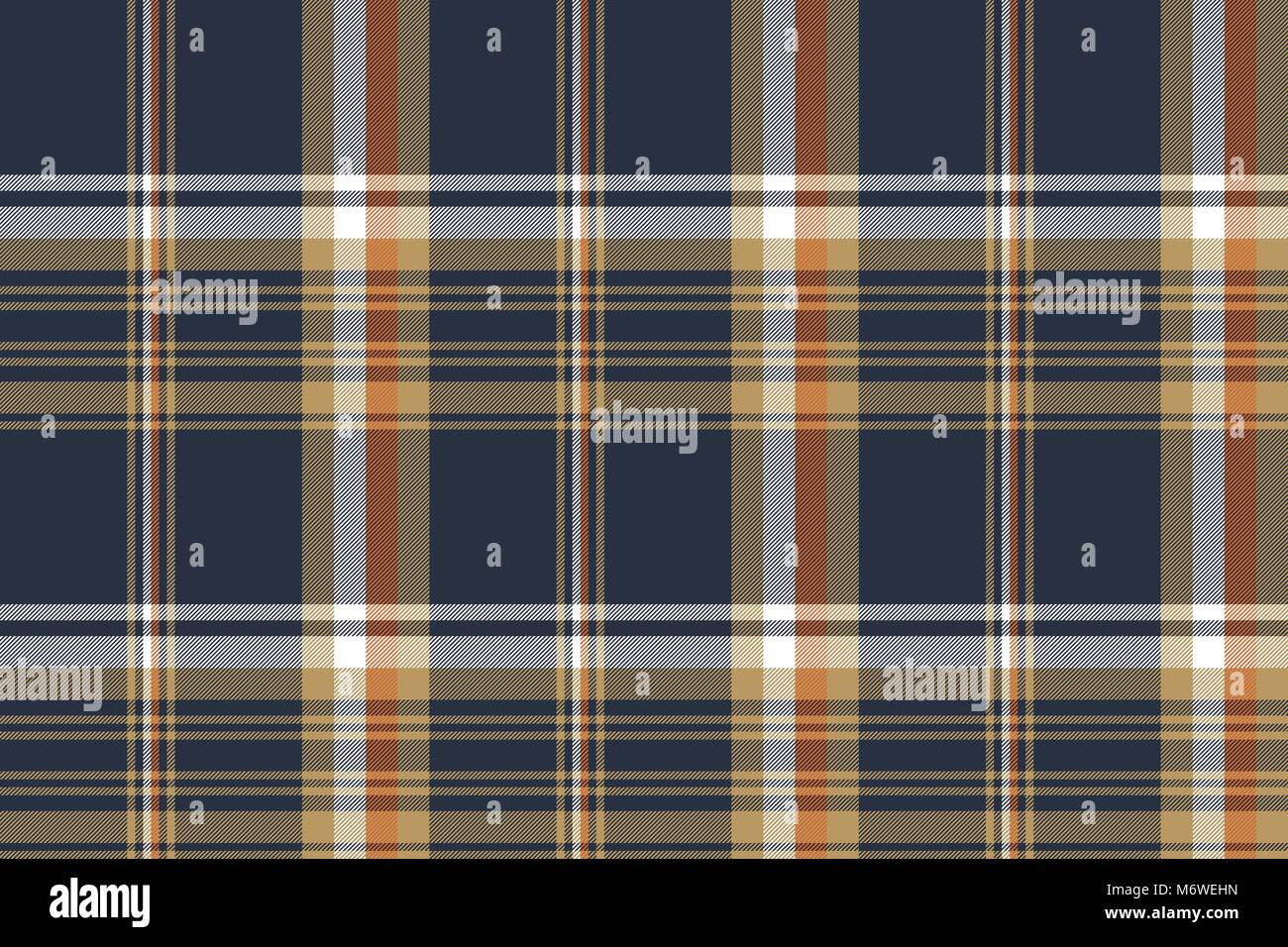Blue check diagonal seamless fabric texture. Vector illustration Stock ...