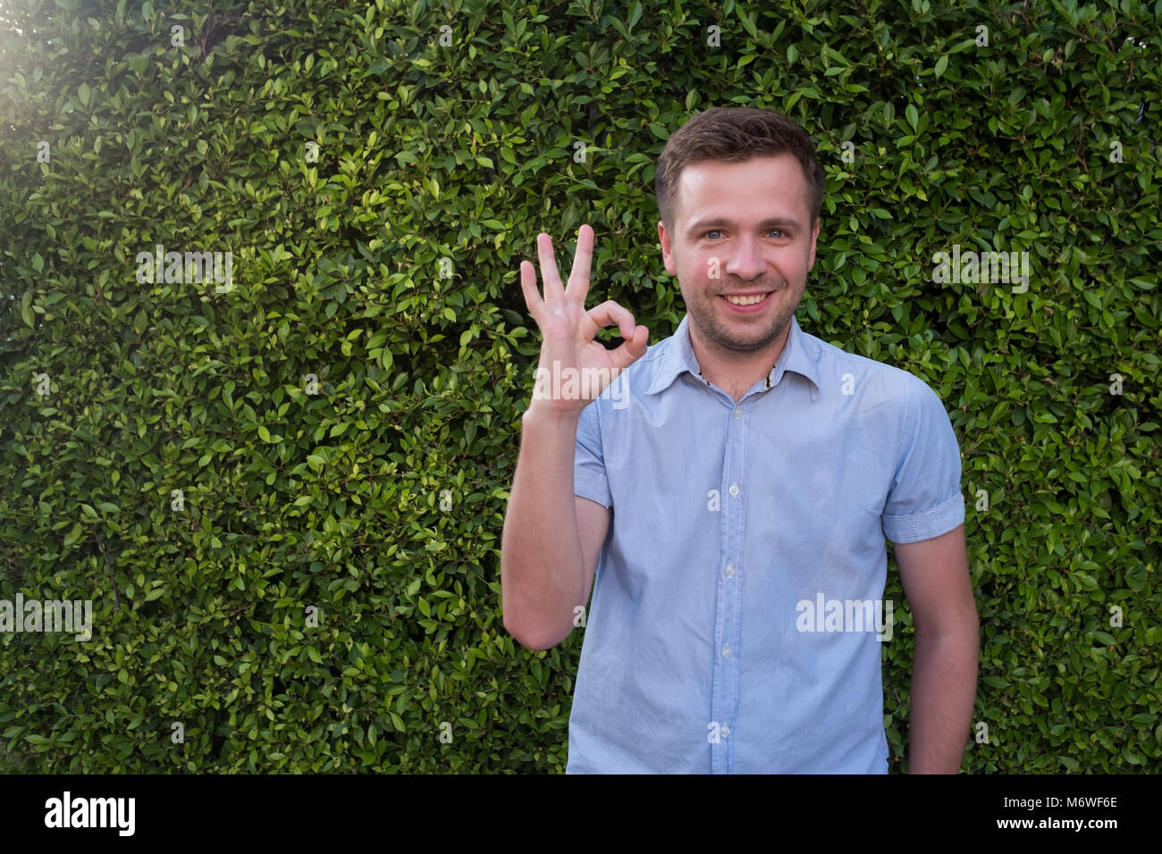 Ok sign white hi-res stock photography and images - Alamy