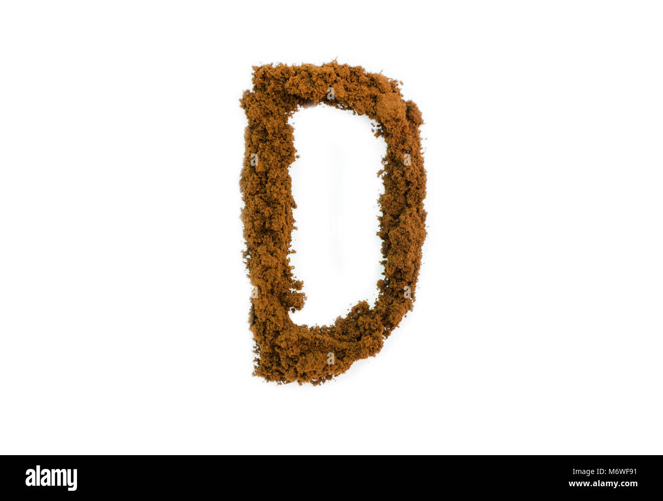 Written letters with homemade coffee on a white background Stock Photo ...