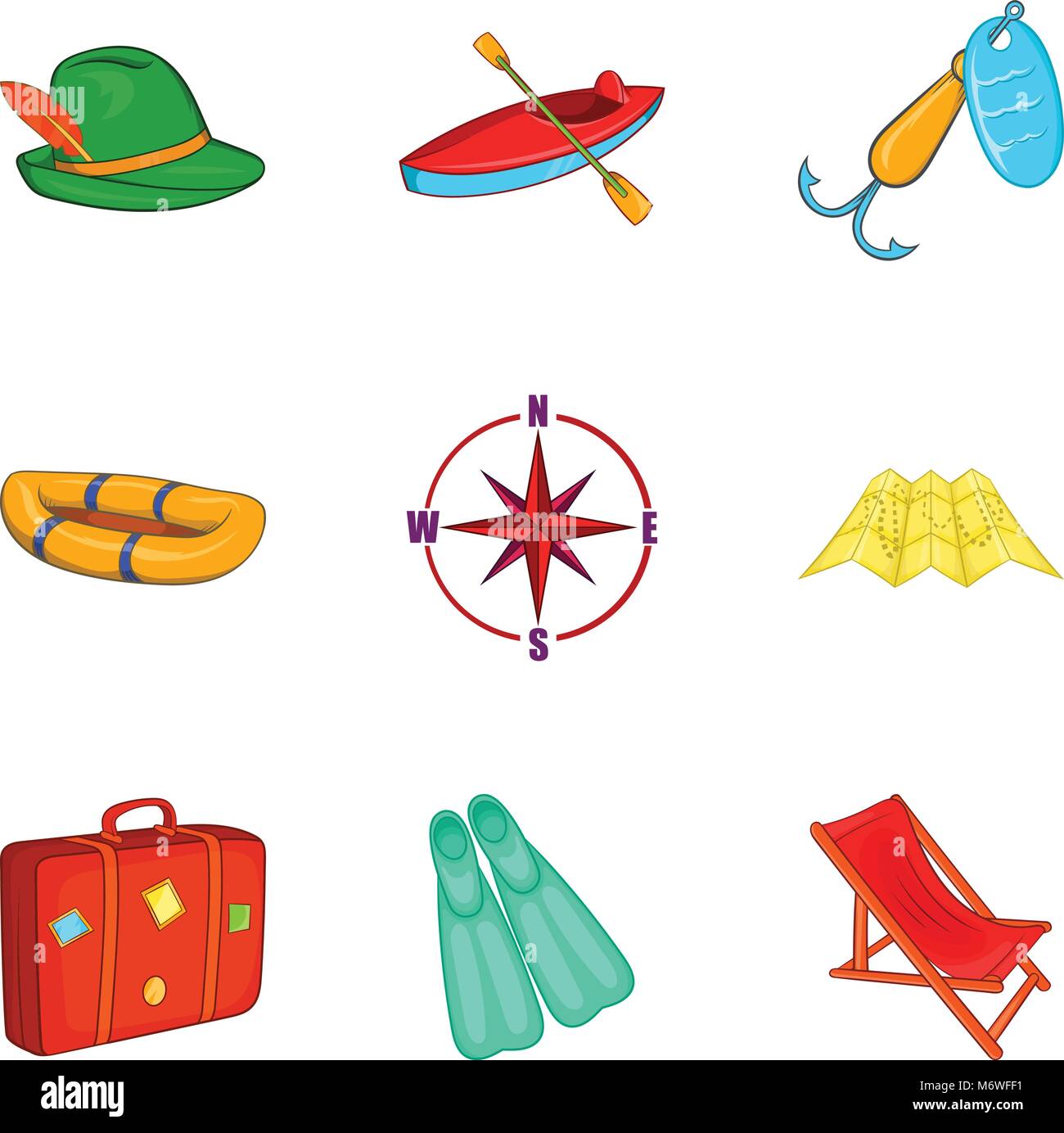 Feeling icons set, cartoon style Stock Vector Image & Art - Alamy