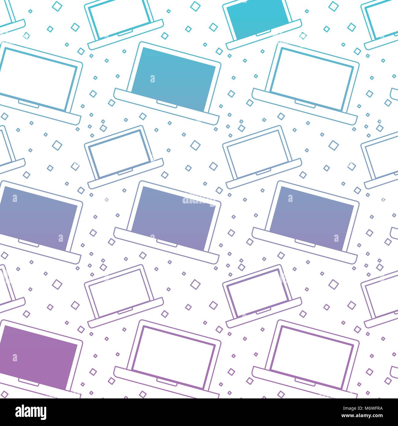laptop computer pattern background Stock Vector Image & Art - Alamy