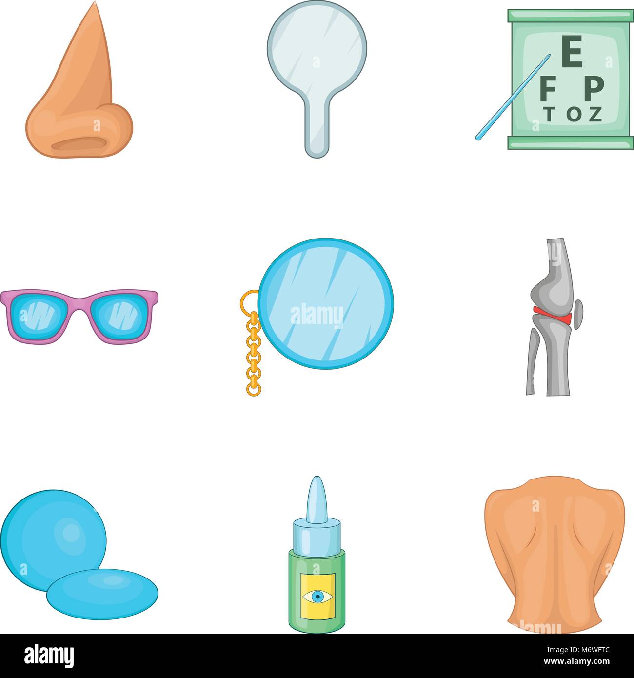 Surgical manipulation icons set, cartoon style Stock Vector Image & Art ...